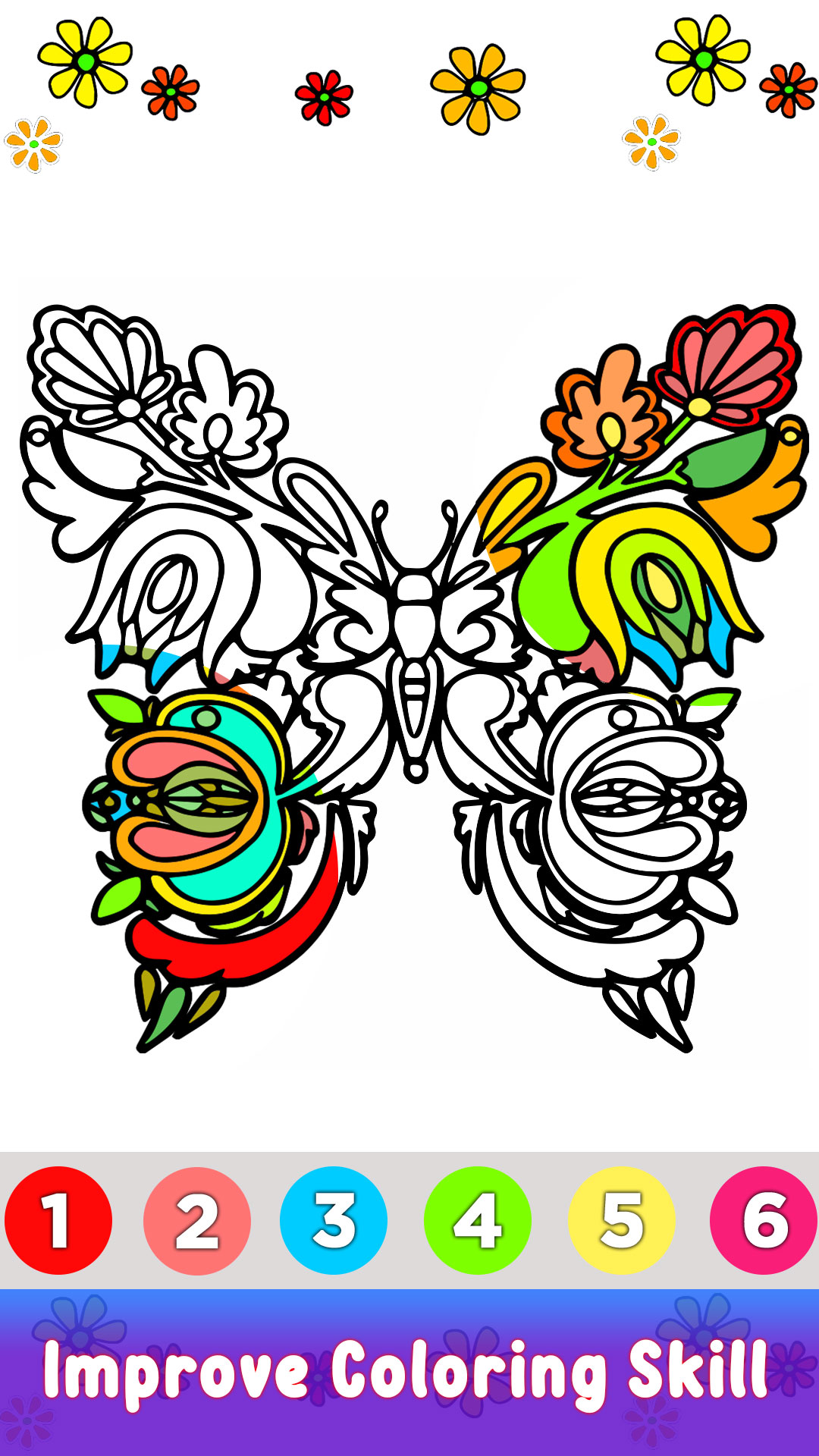 Butterfly Color By Number - Insects Coloring Book - App on Amazon Appstore