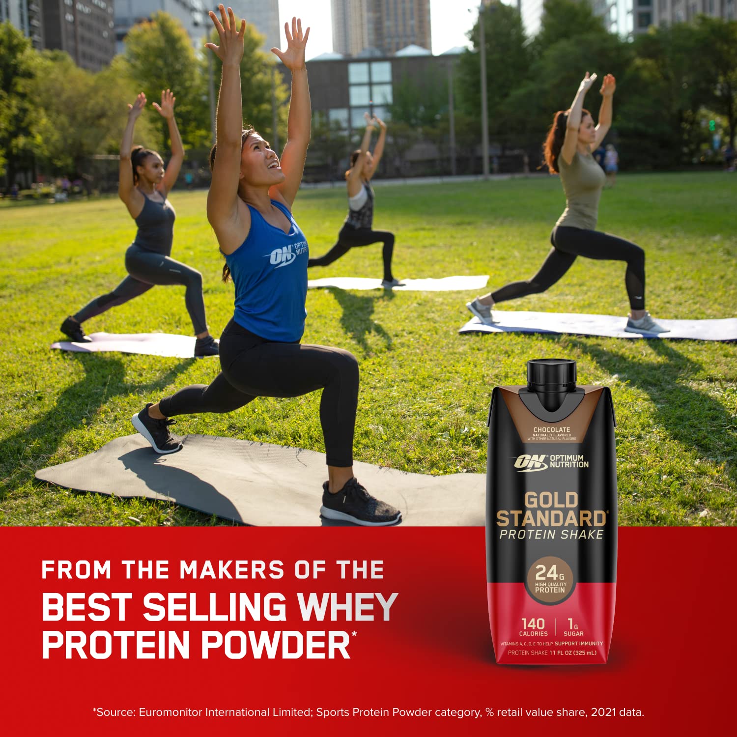 Snapklik.com : Optimum Nutrition Gold Standard Protein Shake, 24g ...