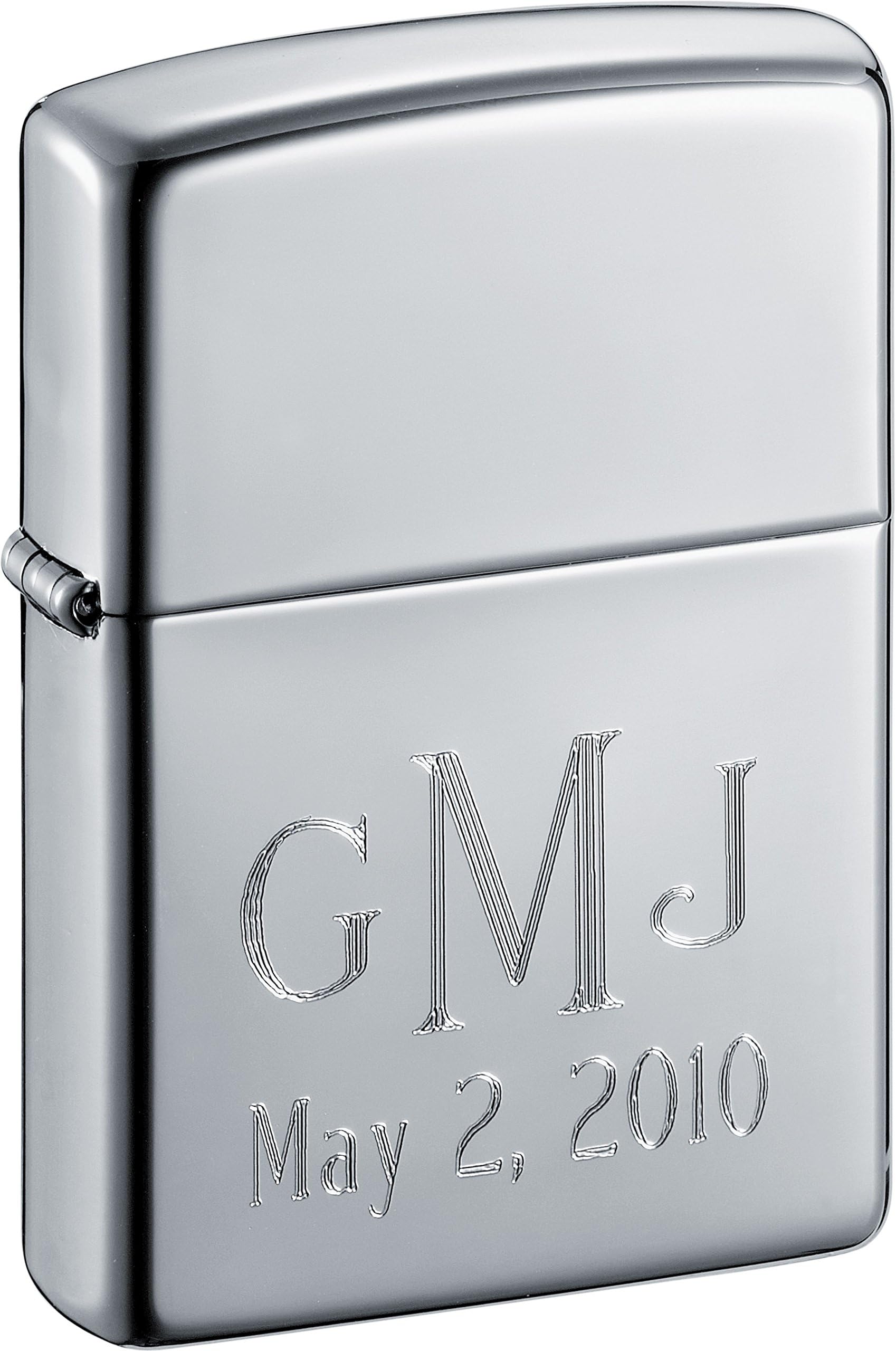 Amazon.com: Monogrammed Zippo Lighter with Roman Monogram Fonts - Free ...