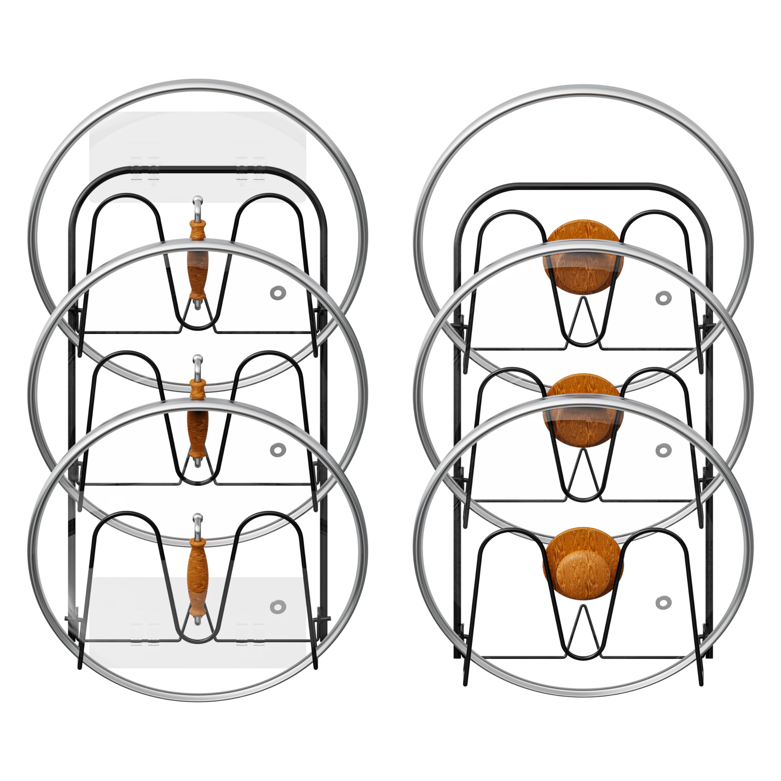Amazon.com - Universal Adjustable Pot Lid Holder Organizer for Cabinet ...