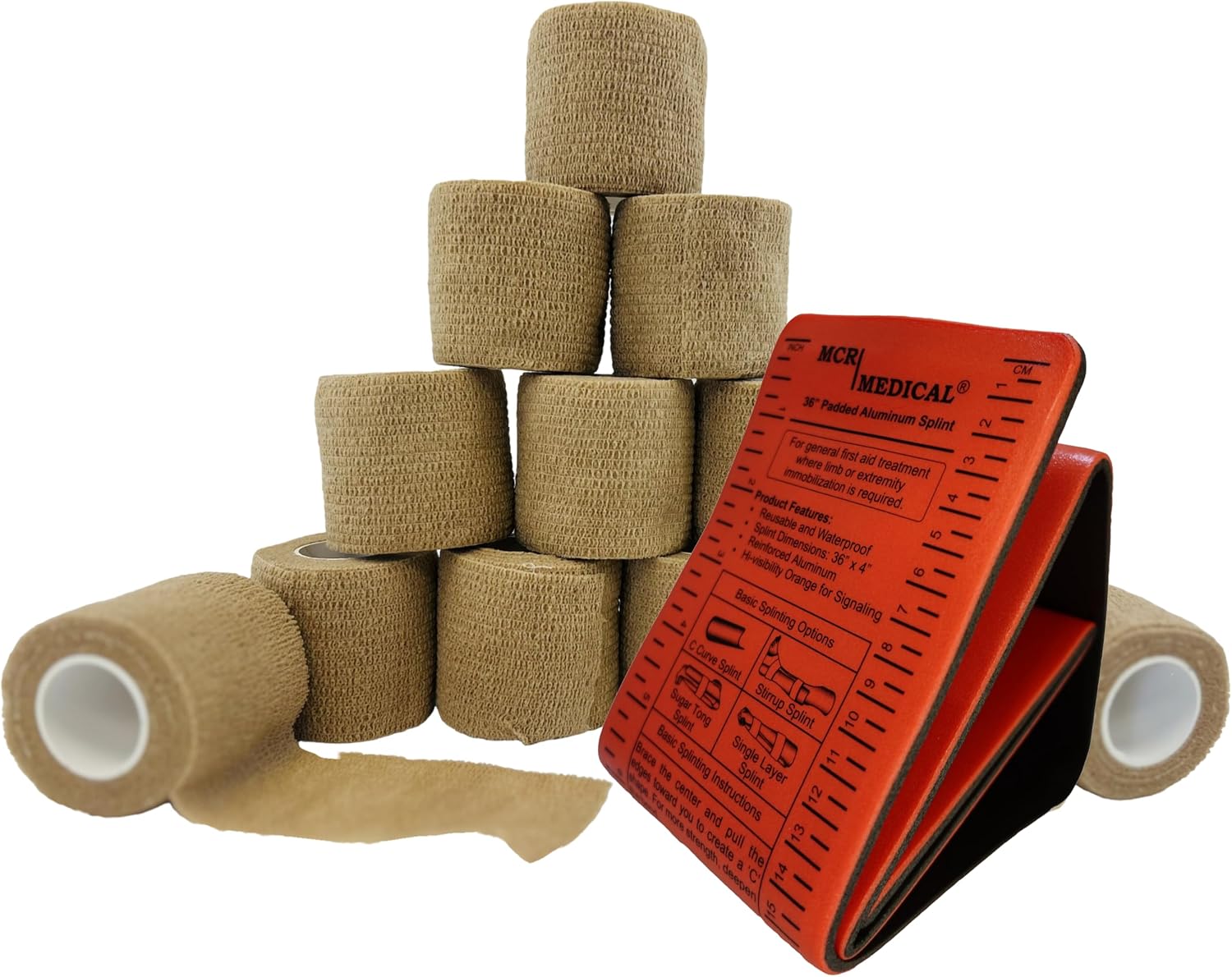 Amazon.com: MCR Medical Splint & Bandage Bundle : Health & Household