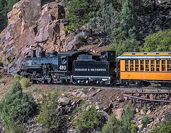 Amazon.com: Durango Silverton Railroad Train Fabric Panel - SCO-007 ...
