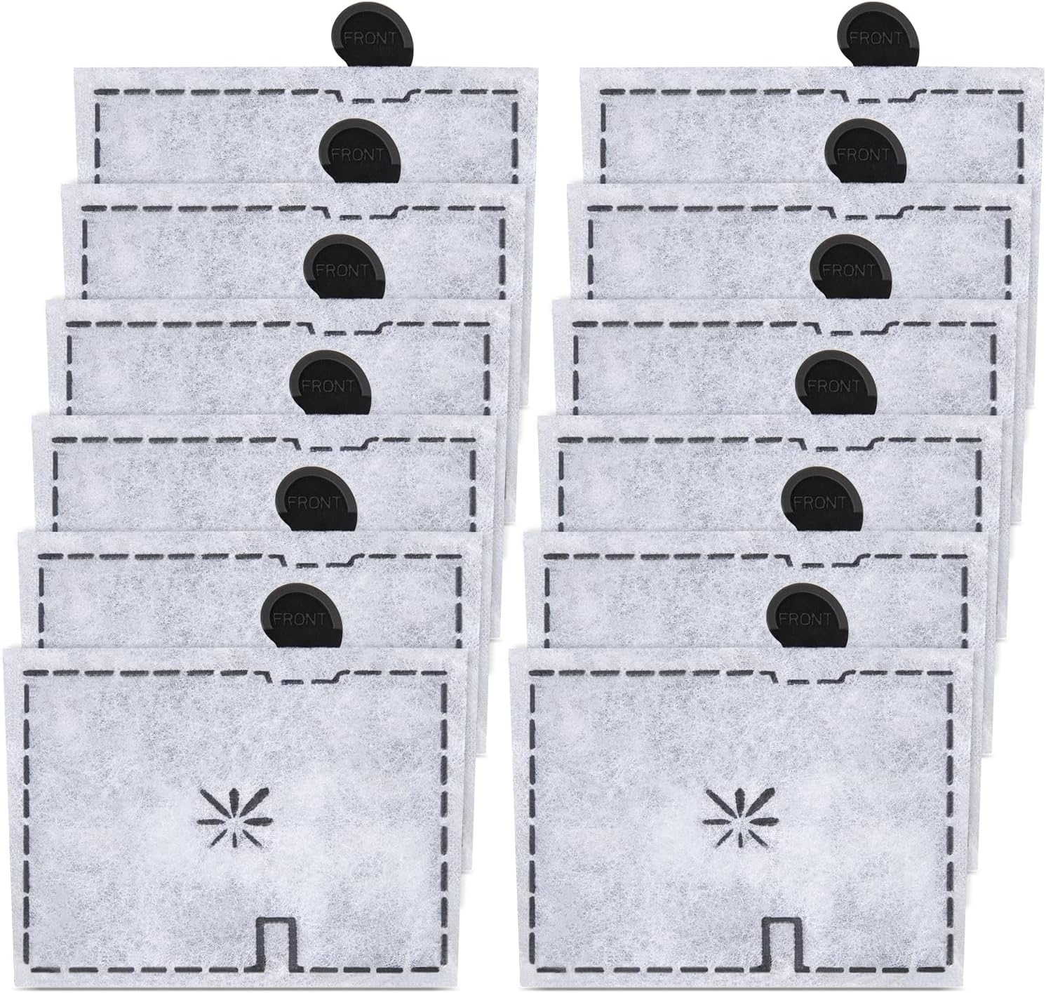 Amazon.com : Umlecoa 12 Packs Small Filters Cartridges Replacement for ...