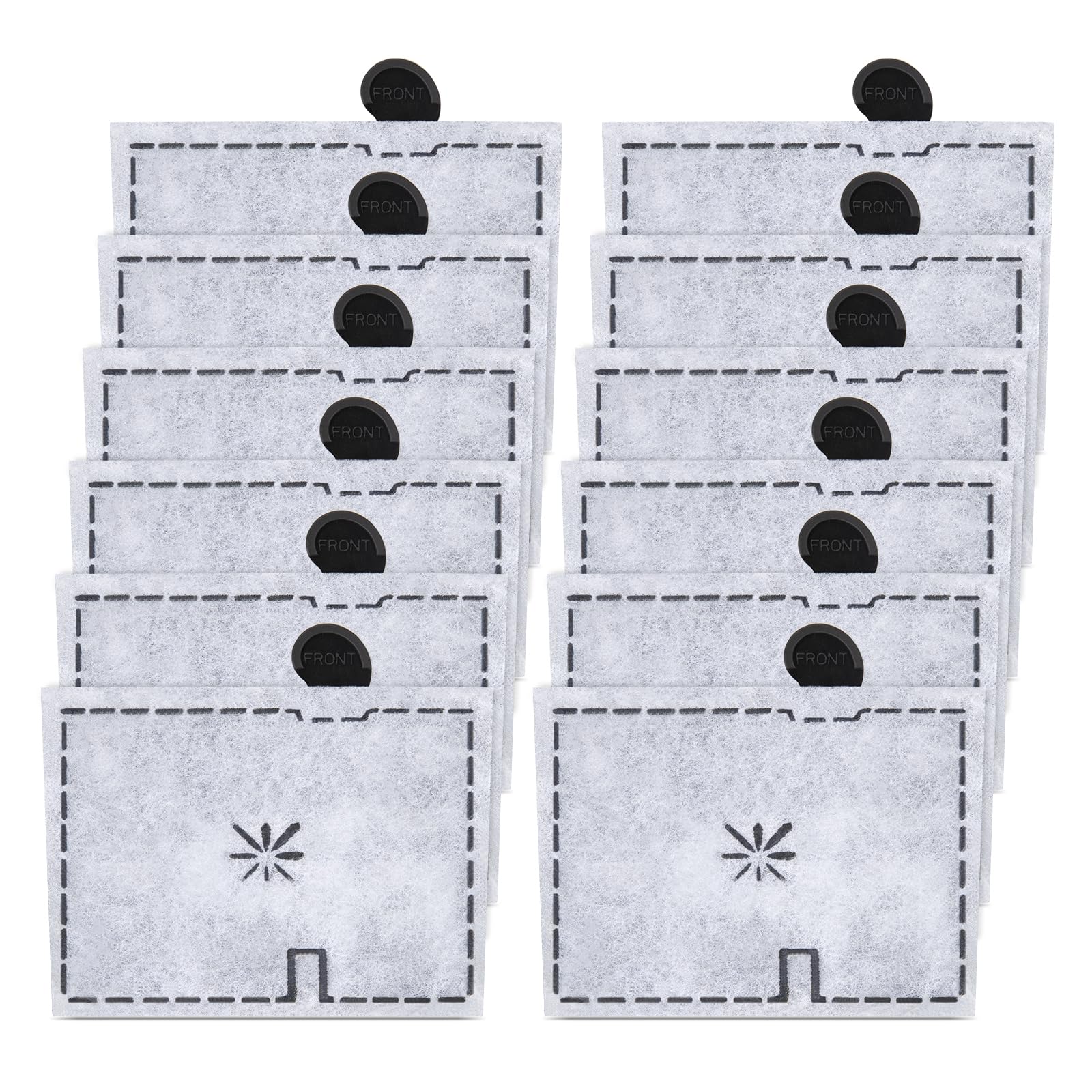 Snapklik.com : 12 Packs Small Filters Cartridges Replacement For Aqueon ...