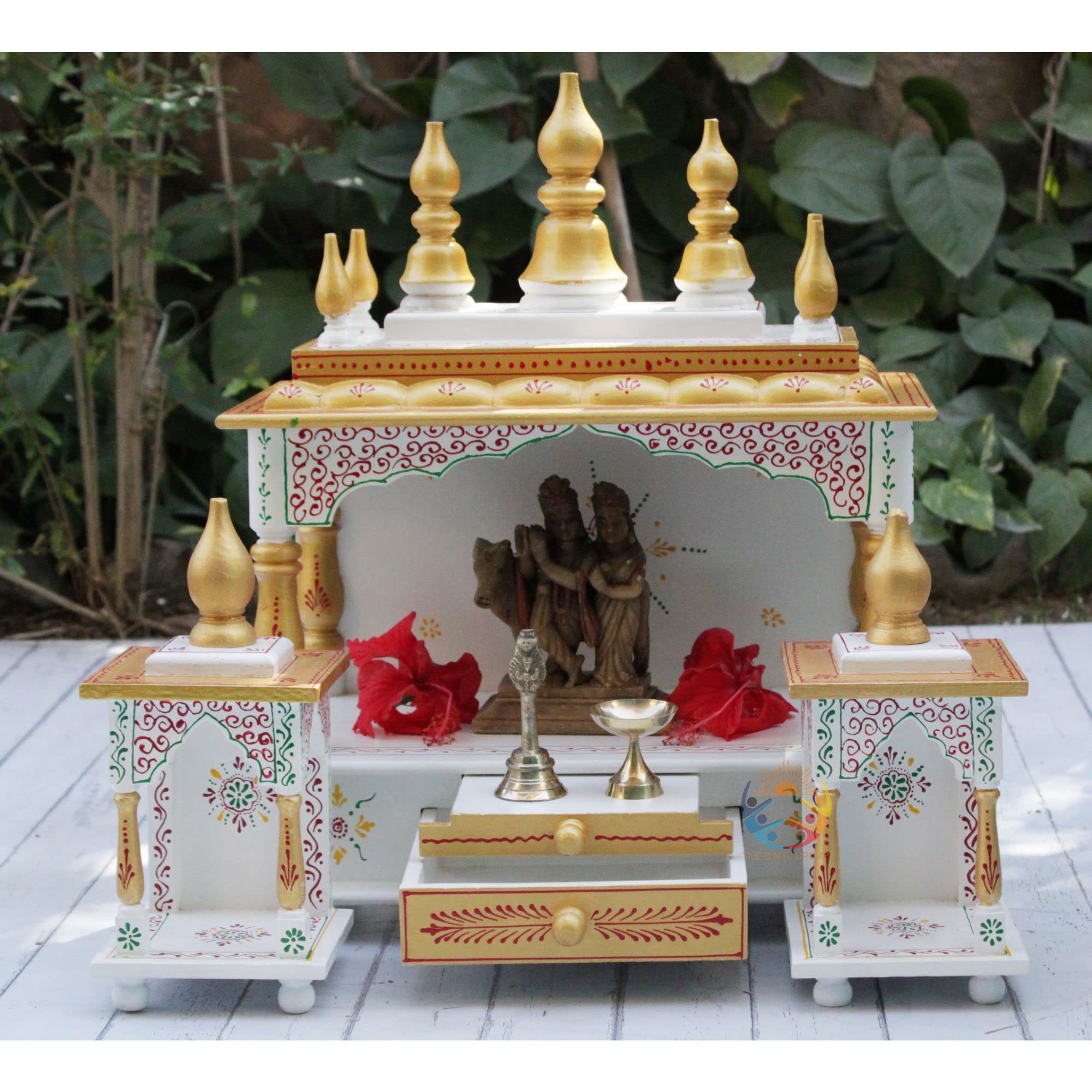 Big Size Hindu Pooja Mandir For Home, Buy Big One & Get Two Free, Wall ...