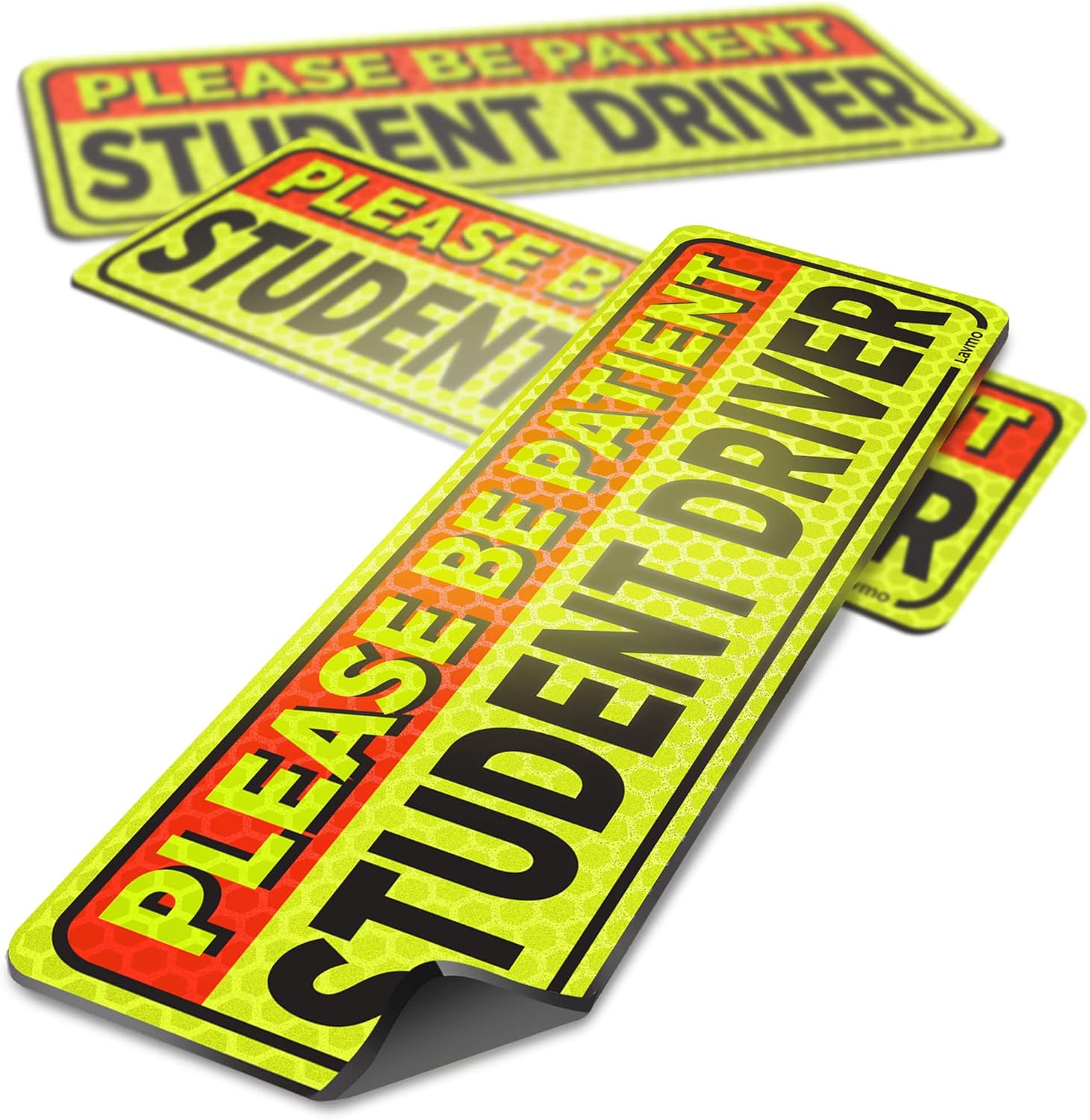 Amazon.com: LAVMO Student Driver Magnet for Car (3 Pack) Large 11 x 3.5 ...