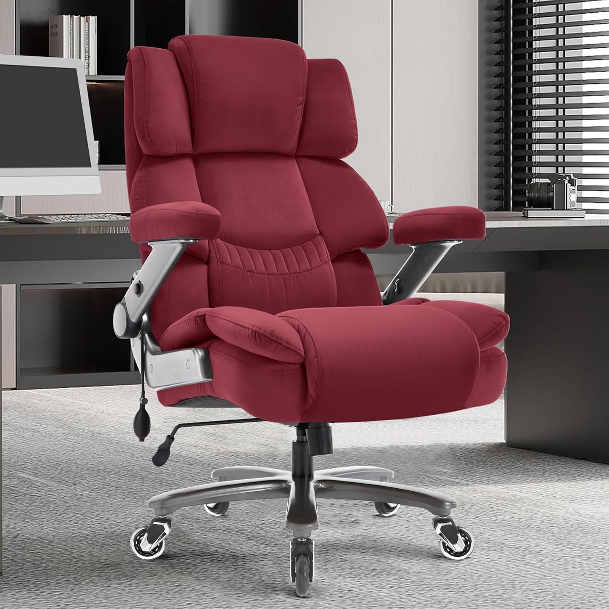 $48/mo - Finance Big and Tall Office Chair 700lbs- Fabric High Back ...