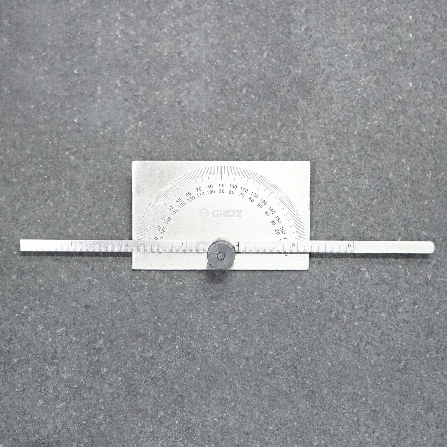Snapklik.com : Groz 01225 6" Rectangular Head Depth Gauge