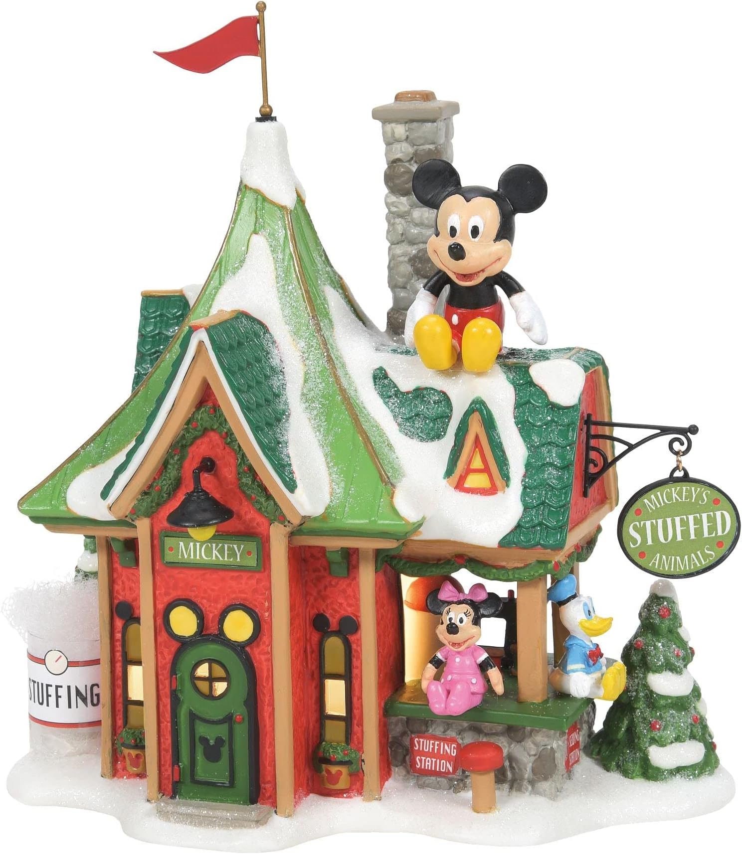 Amazon.com: Department 56 Porcelain Disney Village Mickey Mouse ...