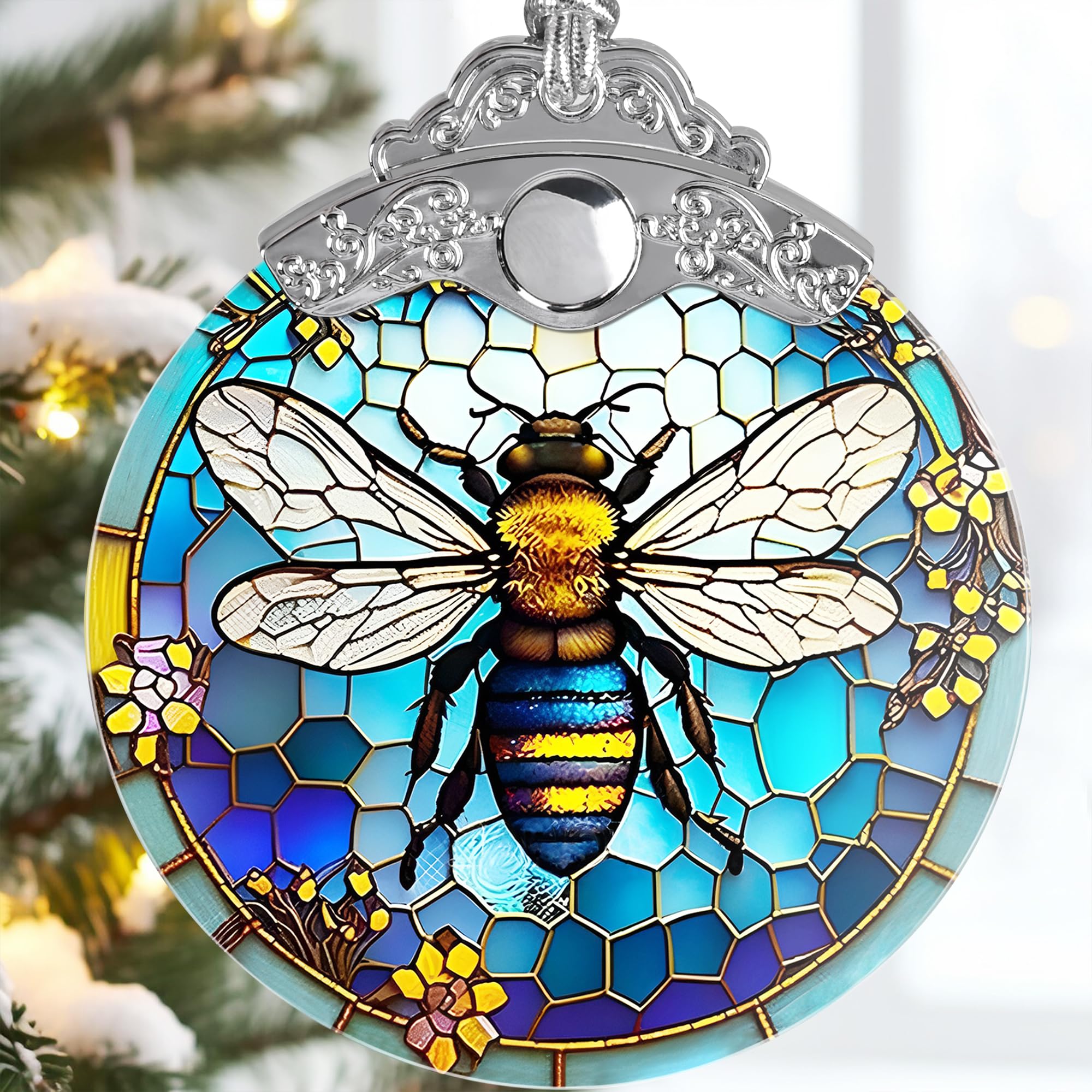 Amazon.com: Christmas Bee Decorations - Jocidea Bee Hanging Ornament ...