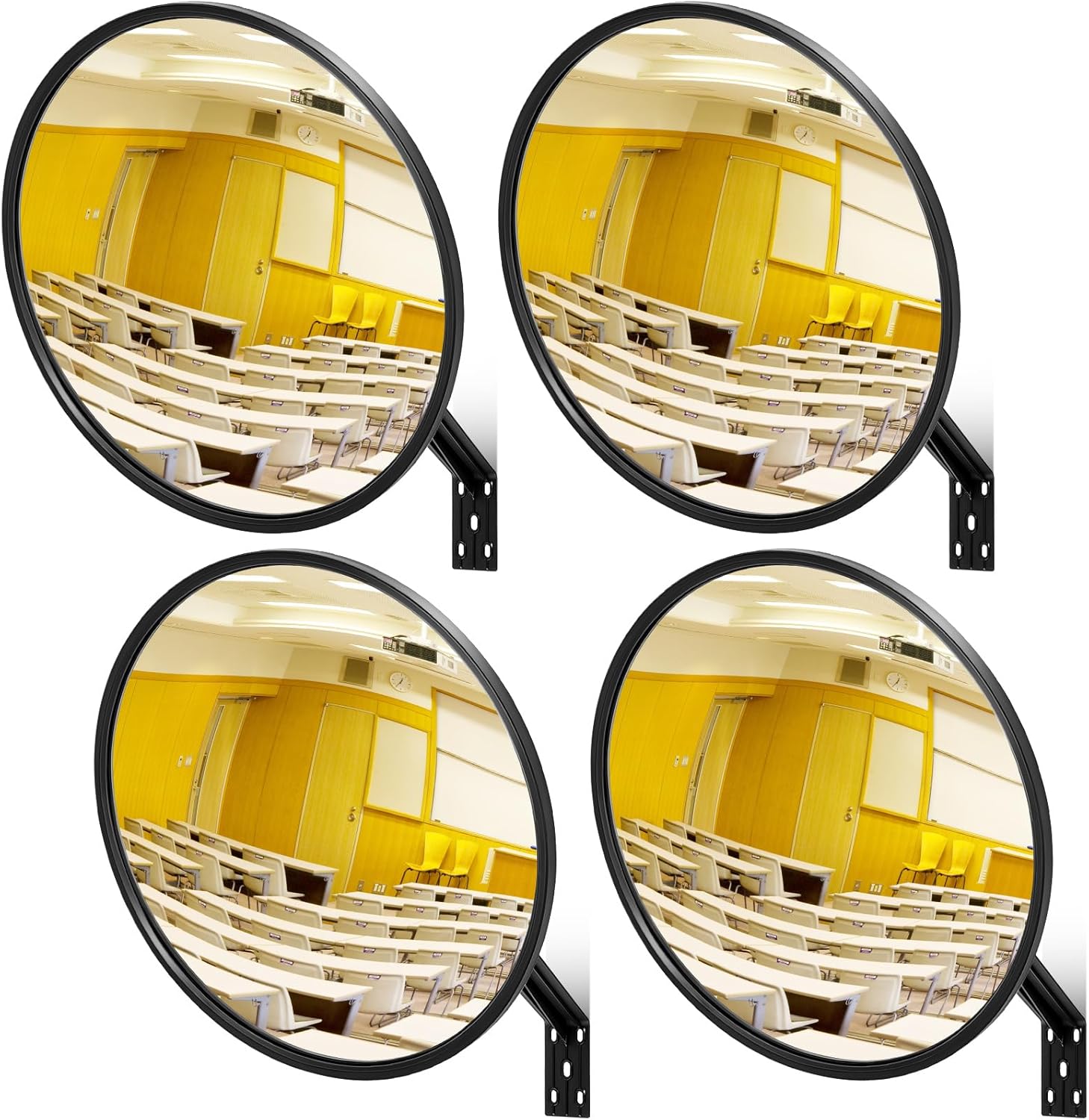 Amazon.com: Maitys 4 Pcs Convex Mirror Acrylic Safety Security Traffic ...