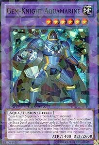 Amazon.com: Yu-Gi-Oh! - Gem-Knight Aquamarine (DT05-EN035) - Duel Terminal 5-1st Edition - Super ...