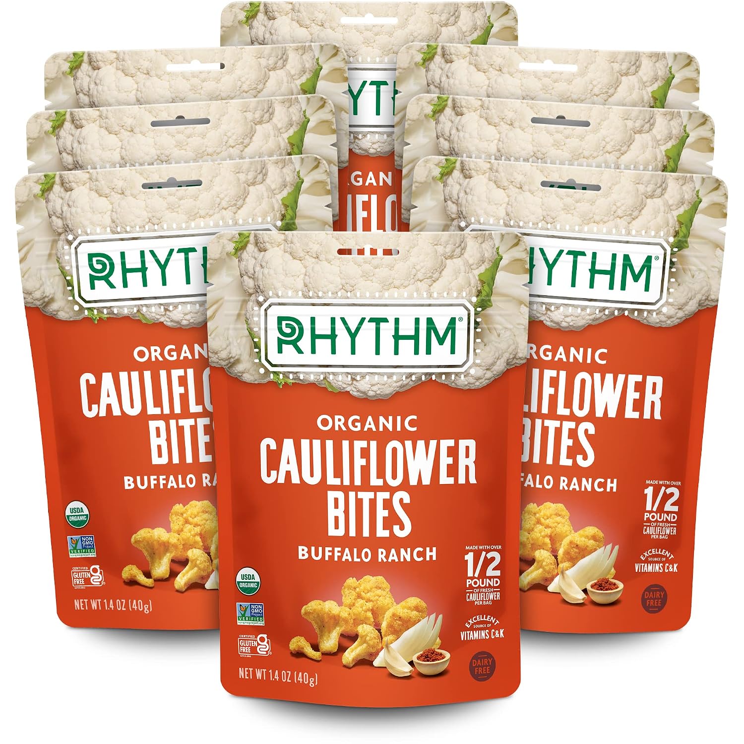 Amazon.com : Rhythm Superfoods Organic Crunchy Cauliflower Bites ...