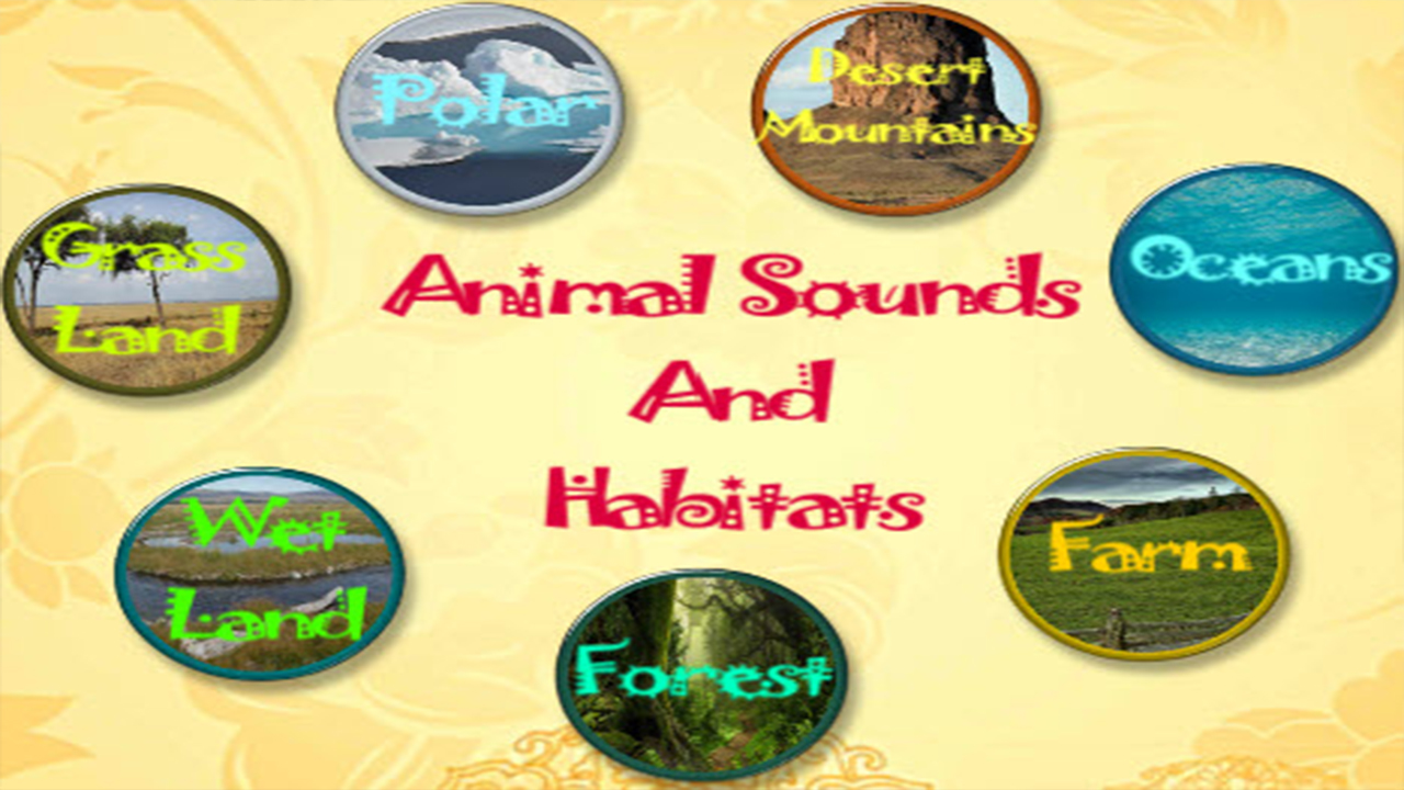 Learning Animal Sounds And Habitats - App on Amazon Appstore