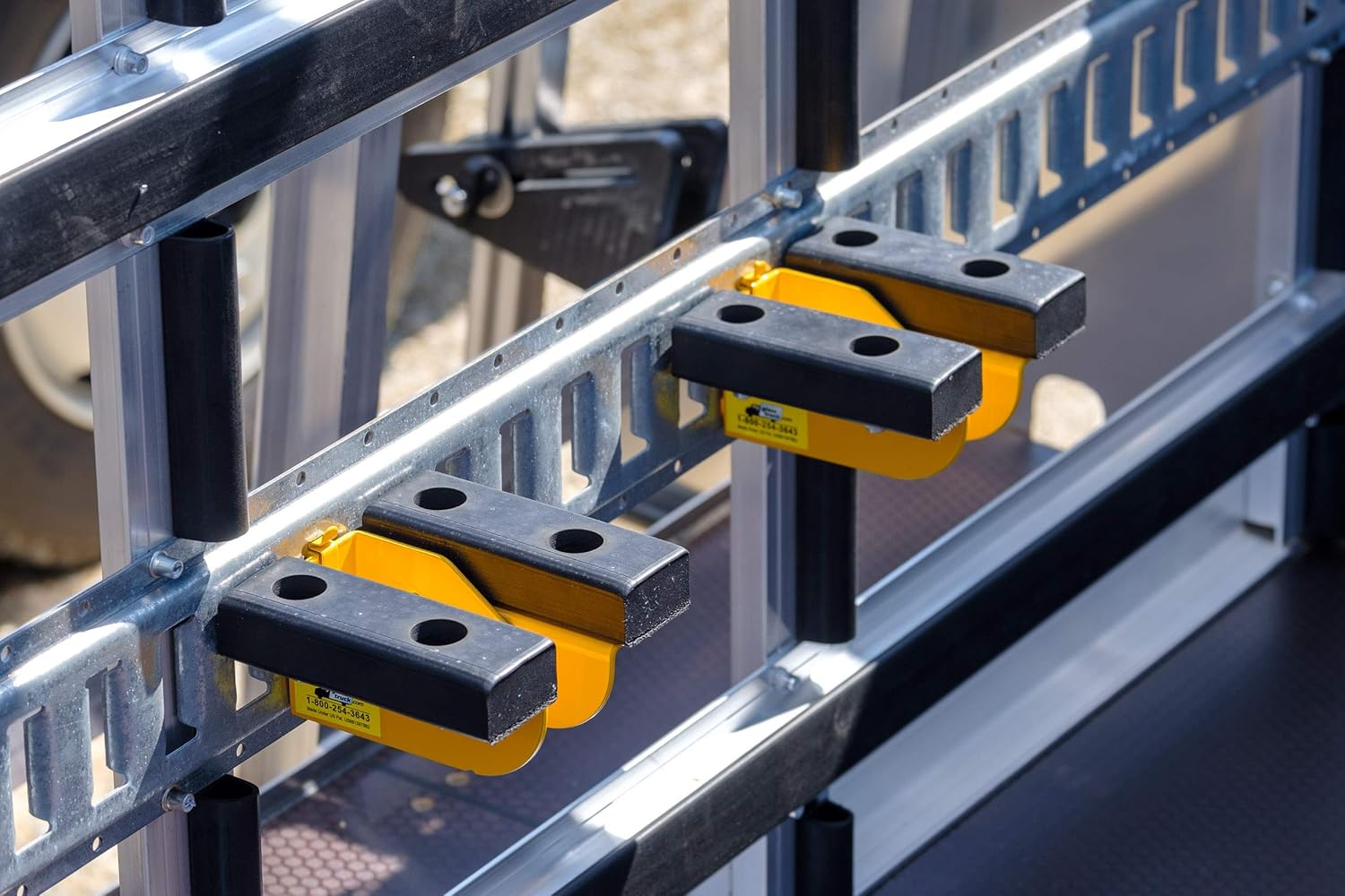 [2 Pack] Adjustable E-Track Ledge Shelf Bracket Heavy Duty for Glazier ...