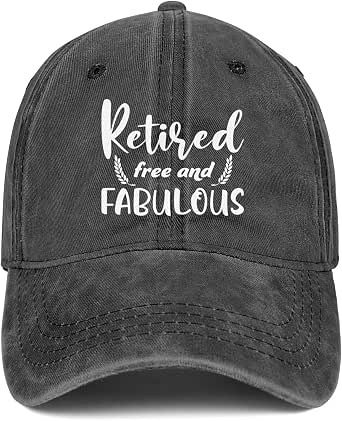 XAIVEZL Retirement Gifts for Men Women Baseball Cap,Happy Retirement ...