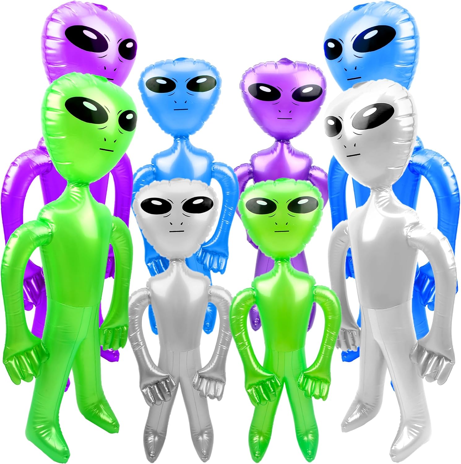 Amazon.com: 8 Pack Inflatable Alien 67 Inch 35 Inch Giant Large Blow Up ...