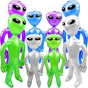 Amazon.com: 8 Pack Inflatable Alien 67 Inch 35 Inch Giant Large Blow Up ...