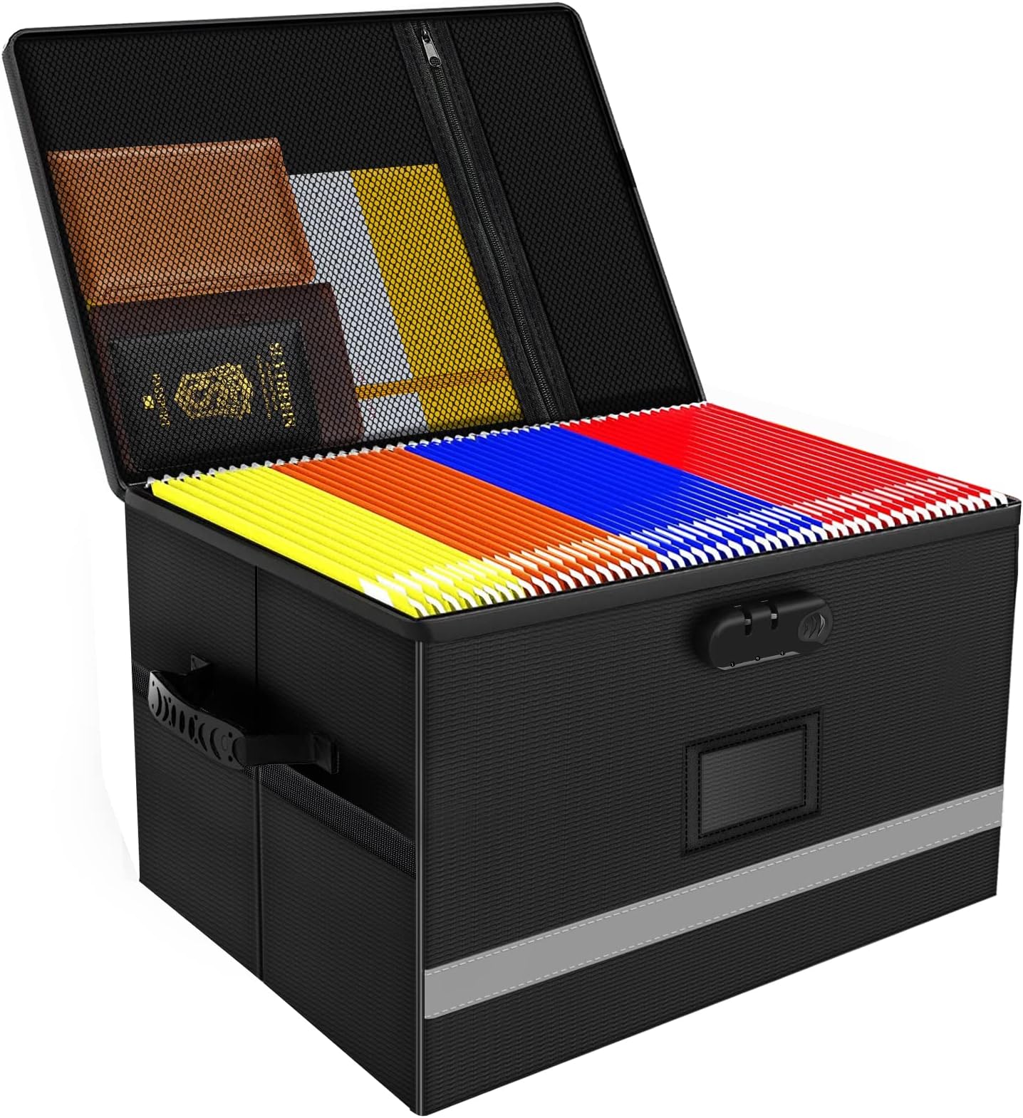 Amazon.com: ROSONG Fireproof Document Box File Organizer - Waterproof ...