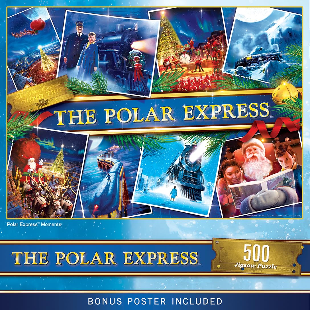 Amazon.com: Polar Express - Moments 500pc Puzzle : Masterpieces: Toys ...