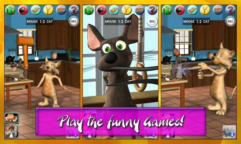 Talking Cat Vs. Mouse (Free):Amazon.com:Appstore for Android