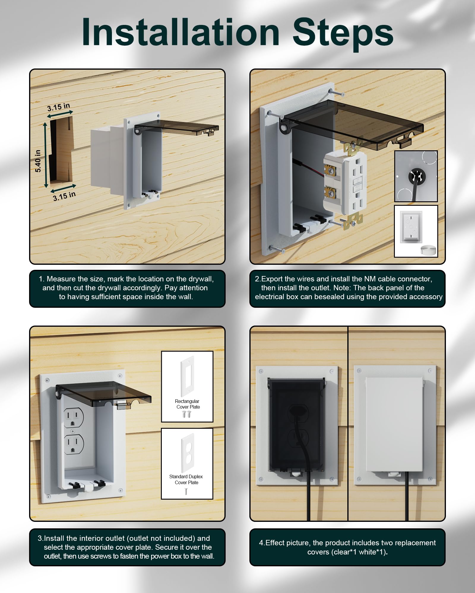 Installing Exterior Electrical Box