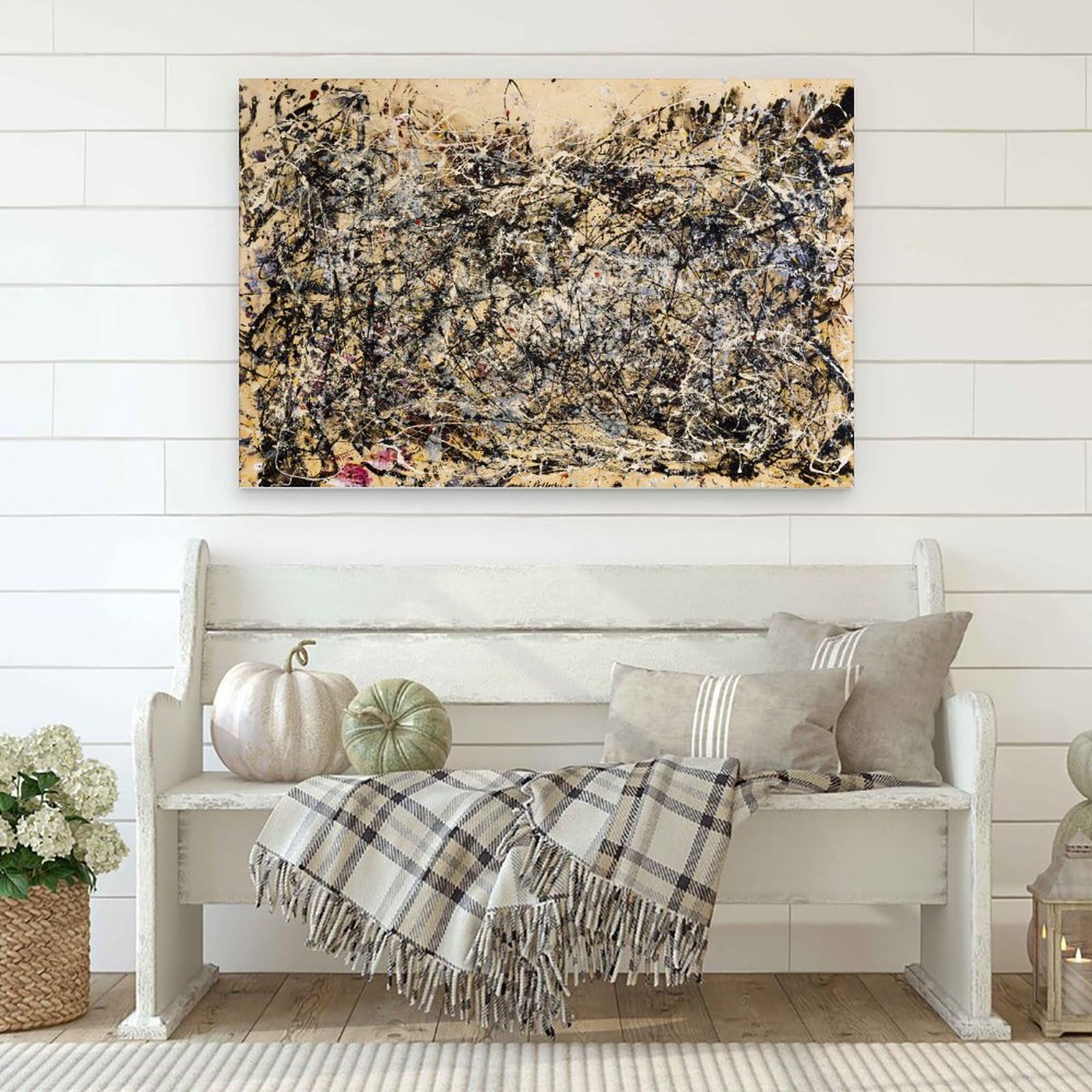 Jackson Pollock Number 1a 1948 Jackson Pollock Work "Number 19, 1948"