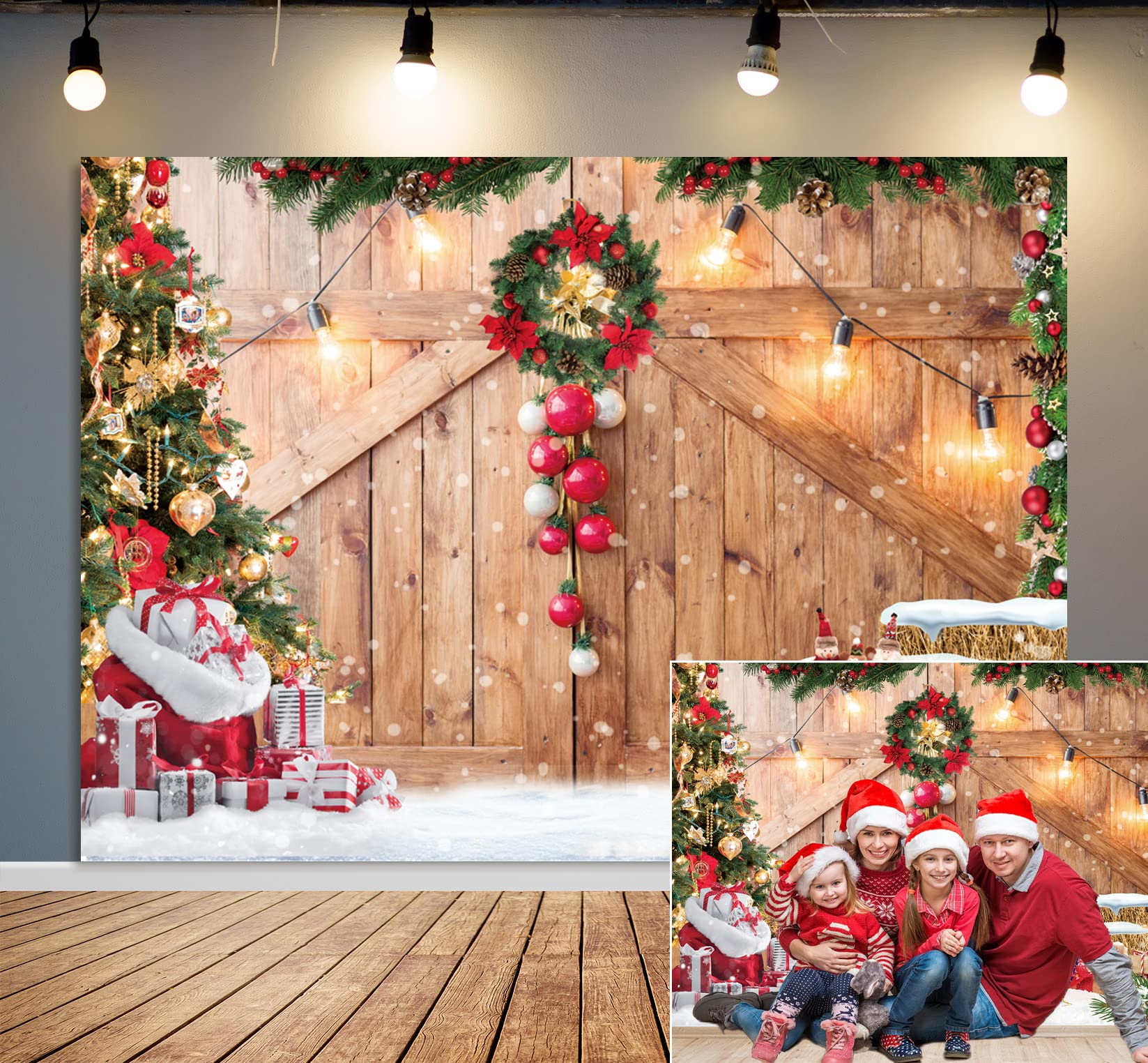 Christmas Photo Booth Background