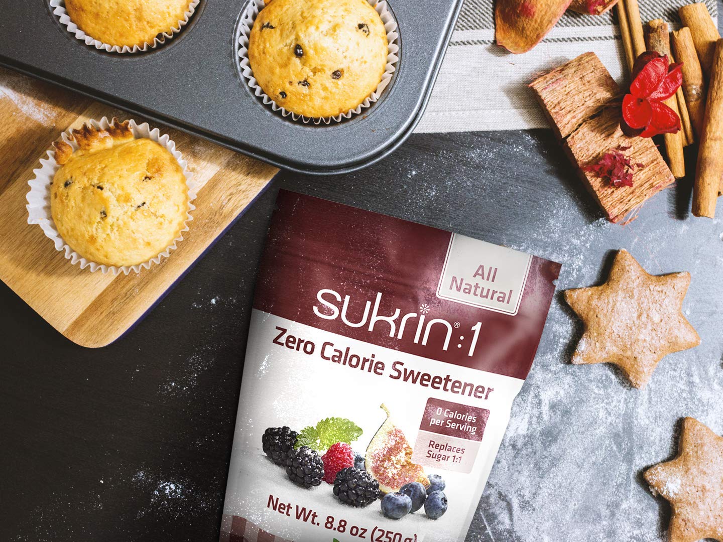 Sukrin kit edulcorante 4 artículos Sukrin dorado Sukrin 1 sukrin fibra jarabe dorado Sukrin ...