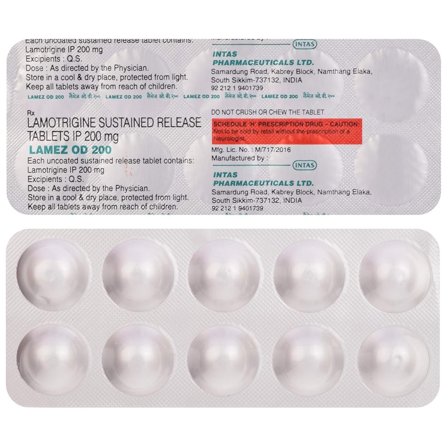 Lamez OD 200 - Strip of 10 Tablets : Amazon.in: Health & Personal Care