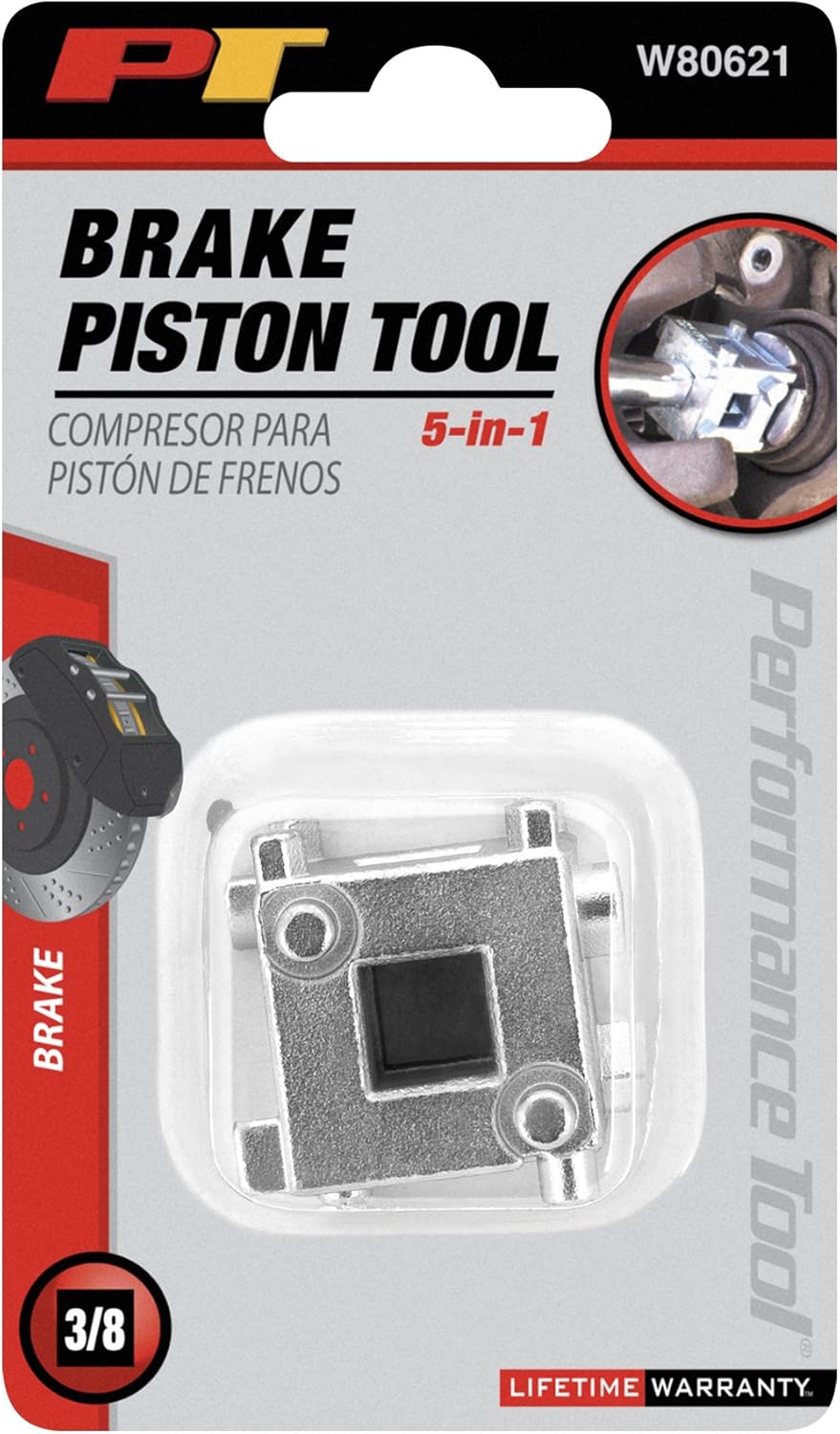 Amazon.com: Performance Tool W80621 3/8-Inch Drive Disc Brake Piston ...