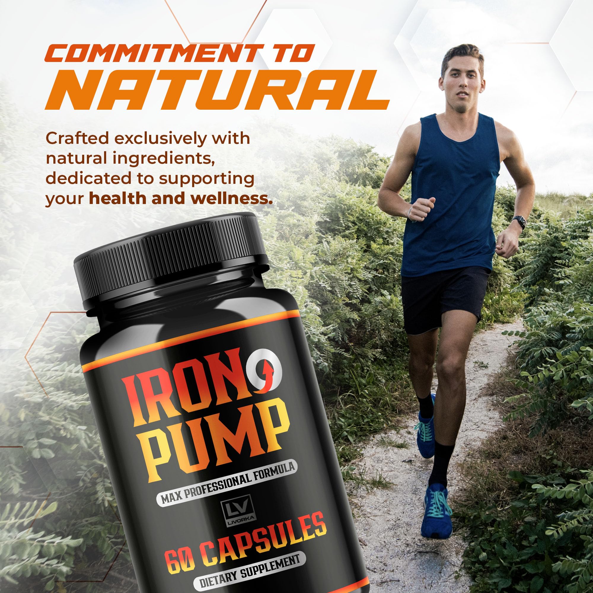 Snapklik.com : (2 Pack) Iron Pump Pills, Iron Pump, Iron Pump Capsules, Iron Pump Formula, Iron ...