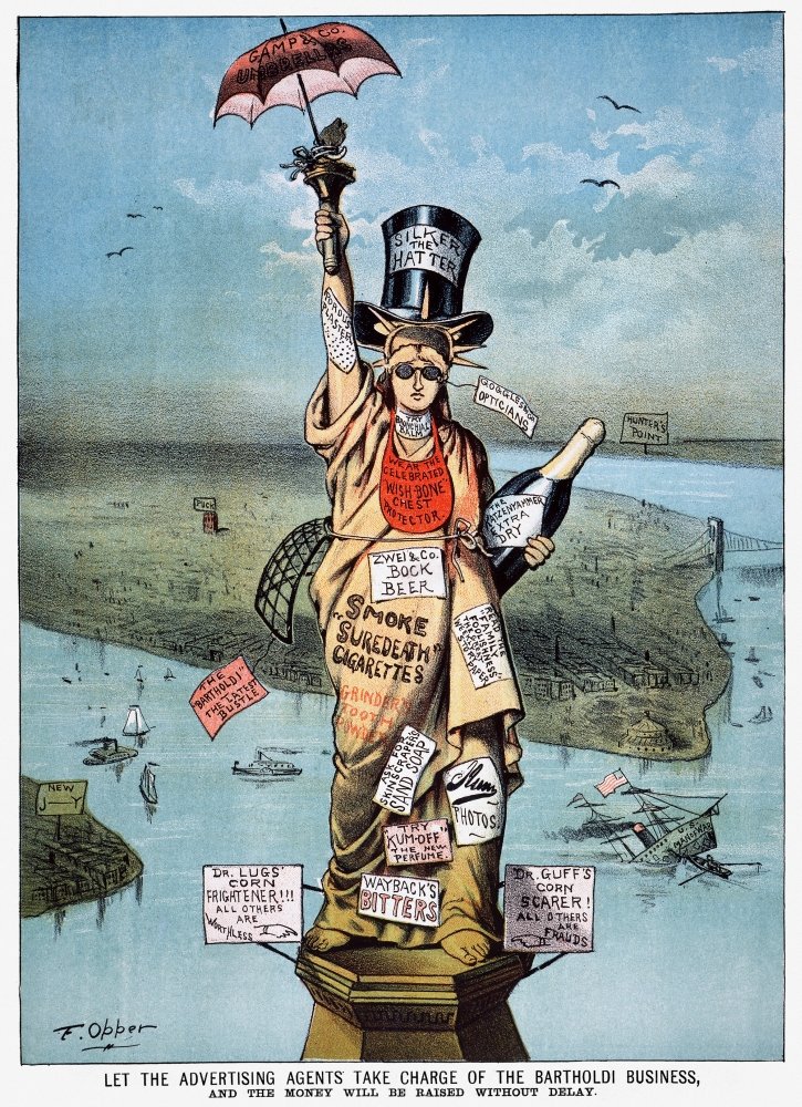 Statue Of Liberty Drawing Cartoon