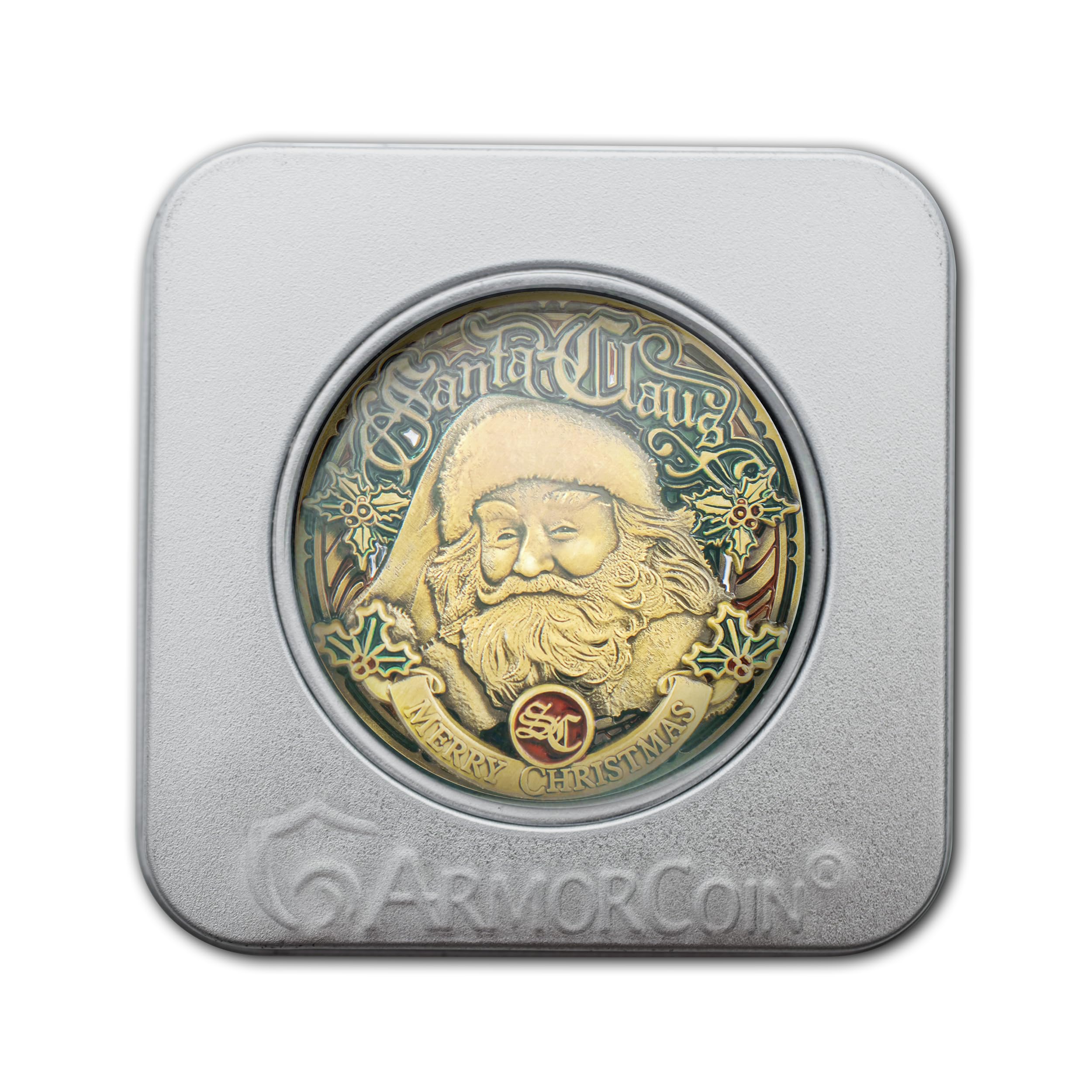 Amazon.com: Armor Coin & Emblem - Santa Claus Always Believe Challenge ...