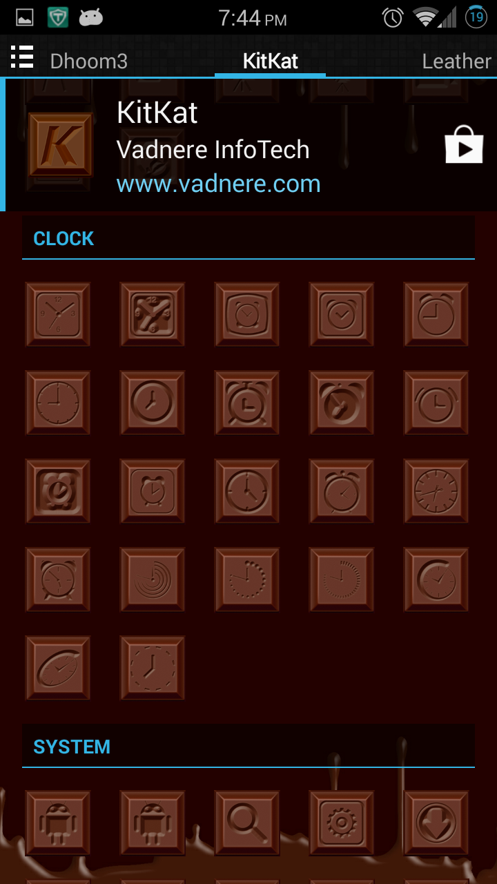 Kitkat Icon Pack