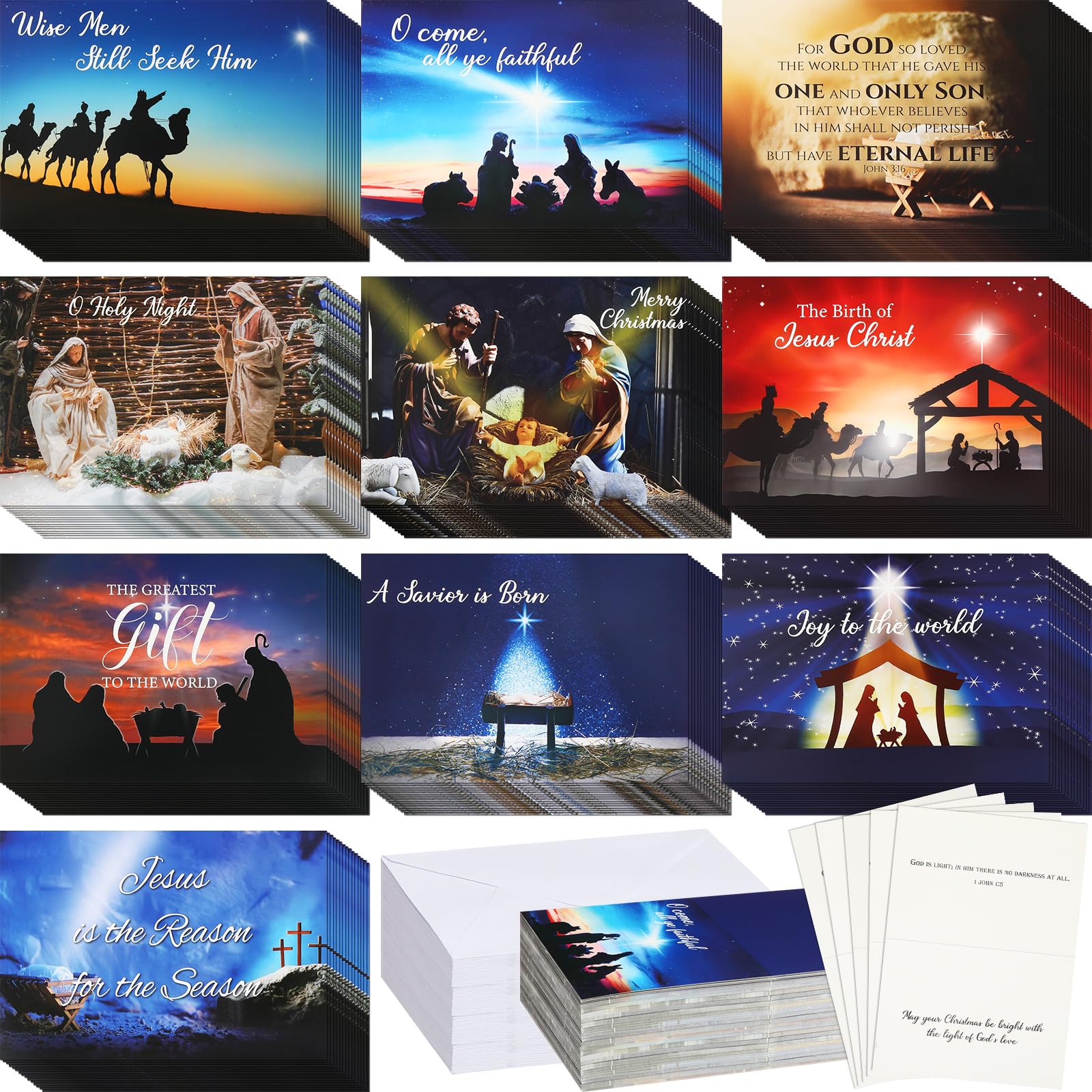 Scripture Cards With Bible Verses Pack Of 24 With Bible Verses ...