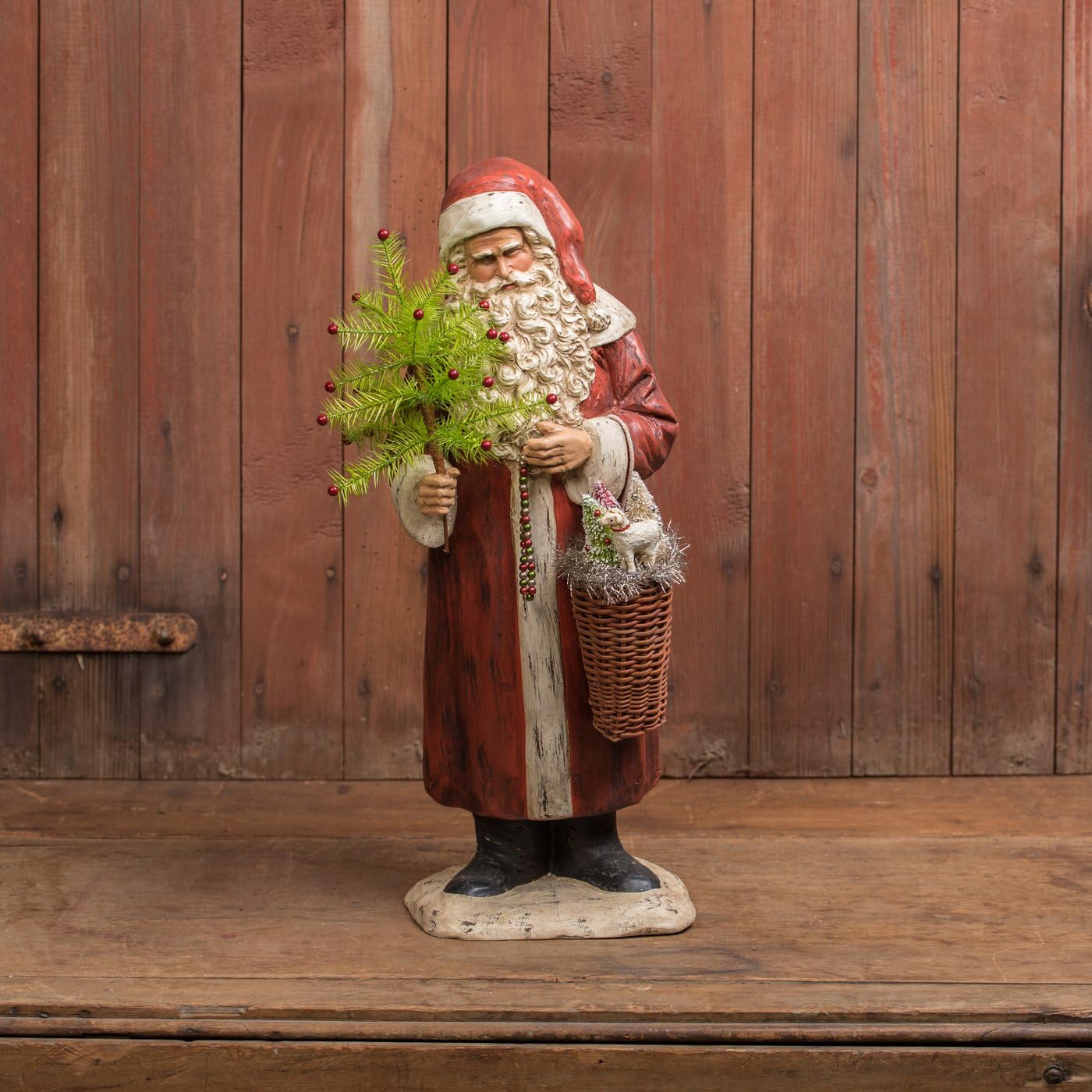 Amazon.com: Ragon House Old RED Santa : Home & Kitchen