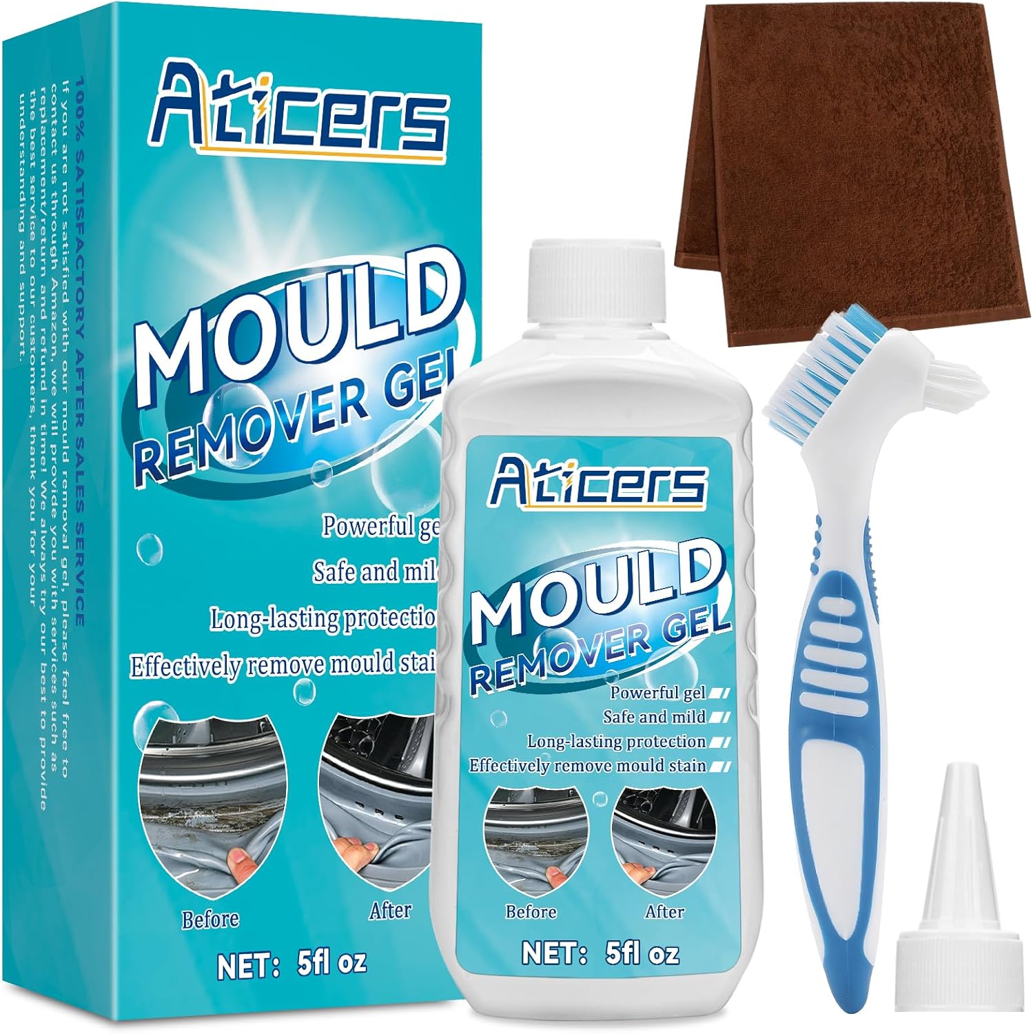 Mould Remover, Household Mould Remover Gel, Powerful Mould Cleaner ...