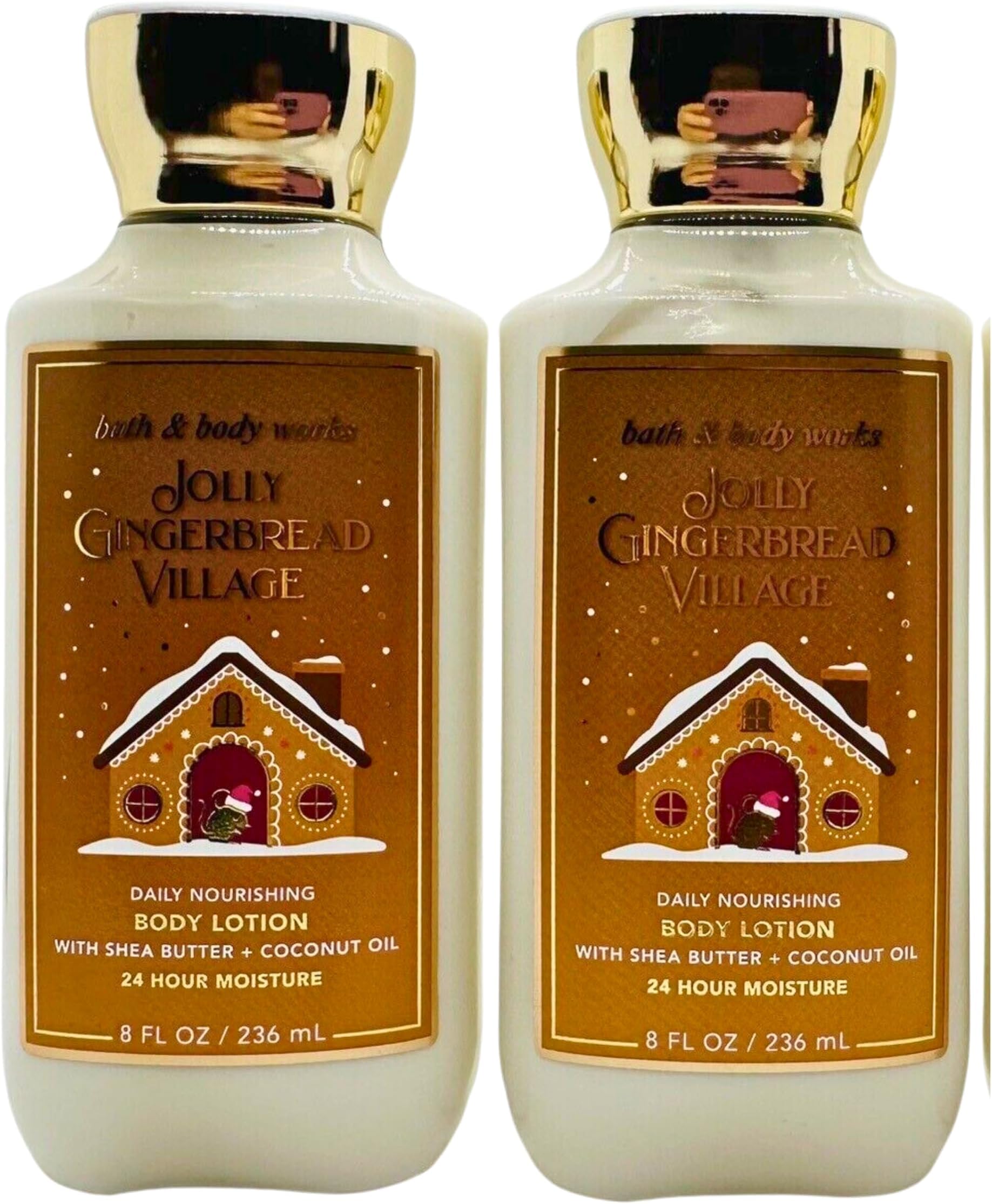 Amazon.com : Bath and Body Works Body Lotion, Set of 2, 8oz Each (Jolly ...