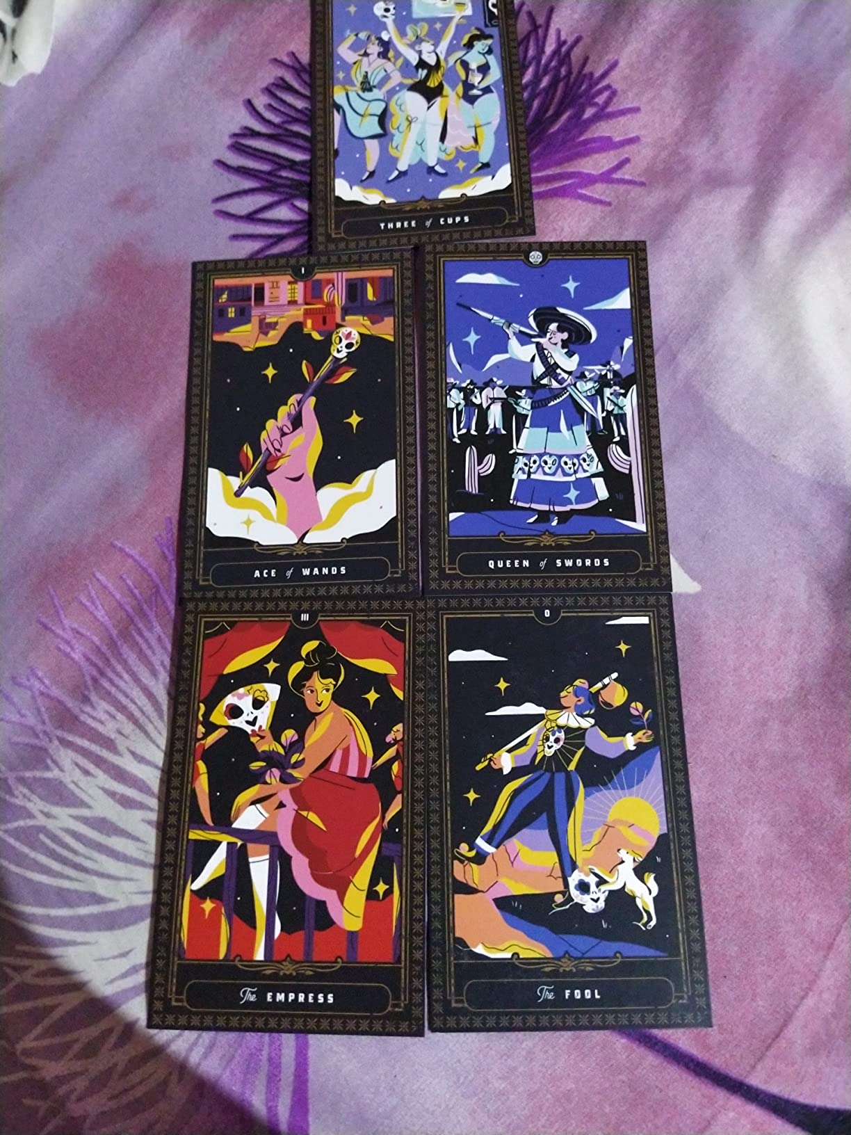 The Sugar Skull Tarot Deck and Guidebook : Ross, David A, Martínez ...