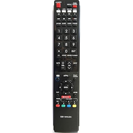 Amazon.com: New GB118WJSA Replacement Sharp Aquos Remote for LED Smart ...