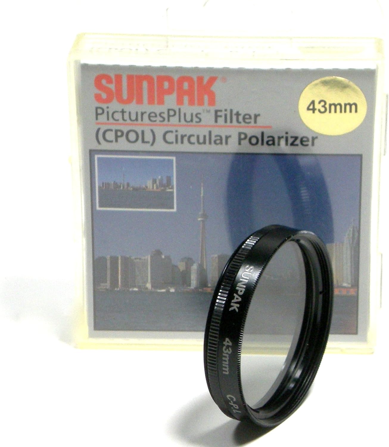 Amazon.com : Sunpak 43mm Circular Polarizer Filter : Camera Lens ...