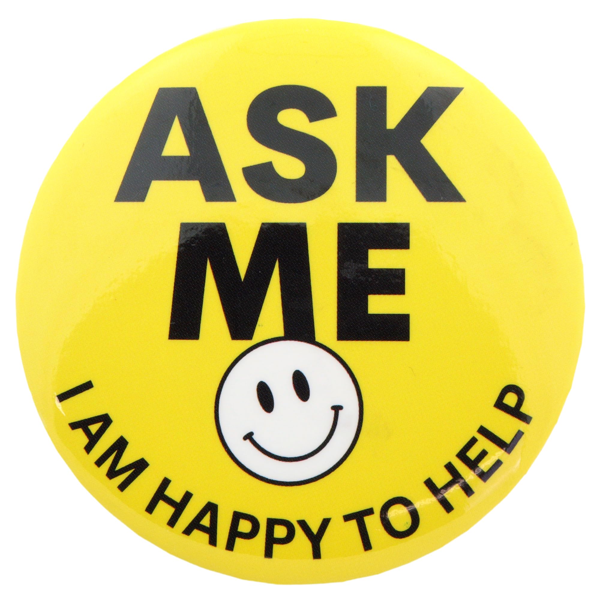 Amazon.com: Ask Me Anything Buttons, Volunteer, Teacher, and Customer ...
