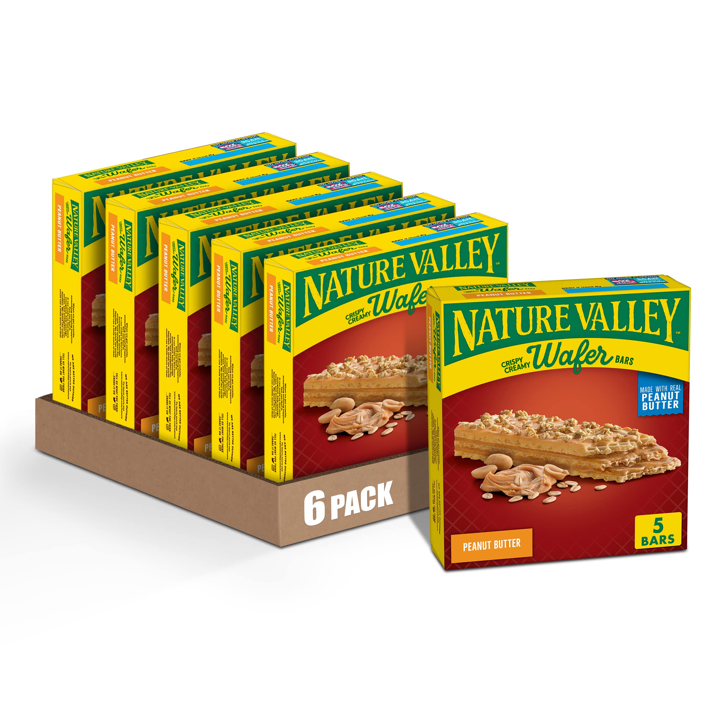Snapklik.com : Nature Valley Crispy Creamy Wafer Bars, Peanut Butter ...