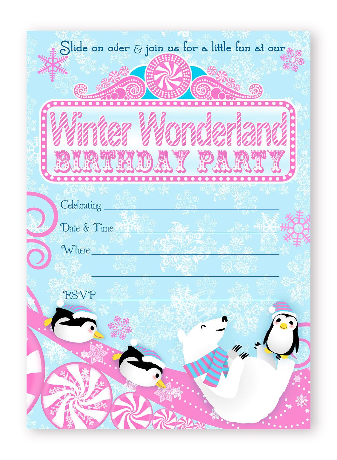 Winter Cool Invitations