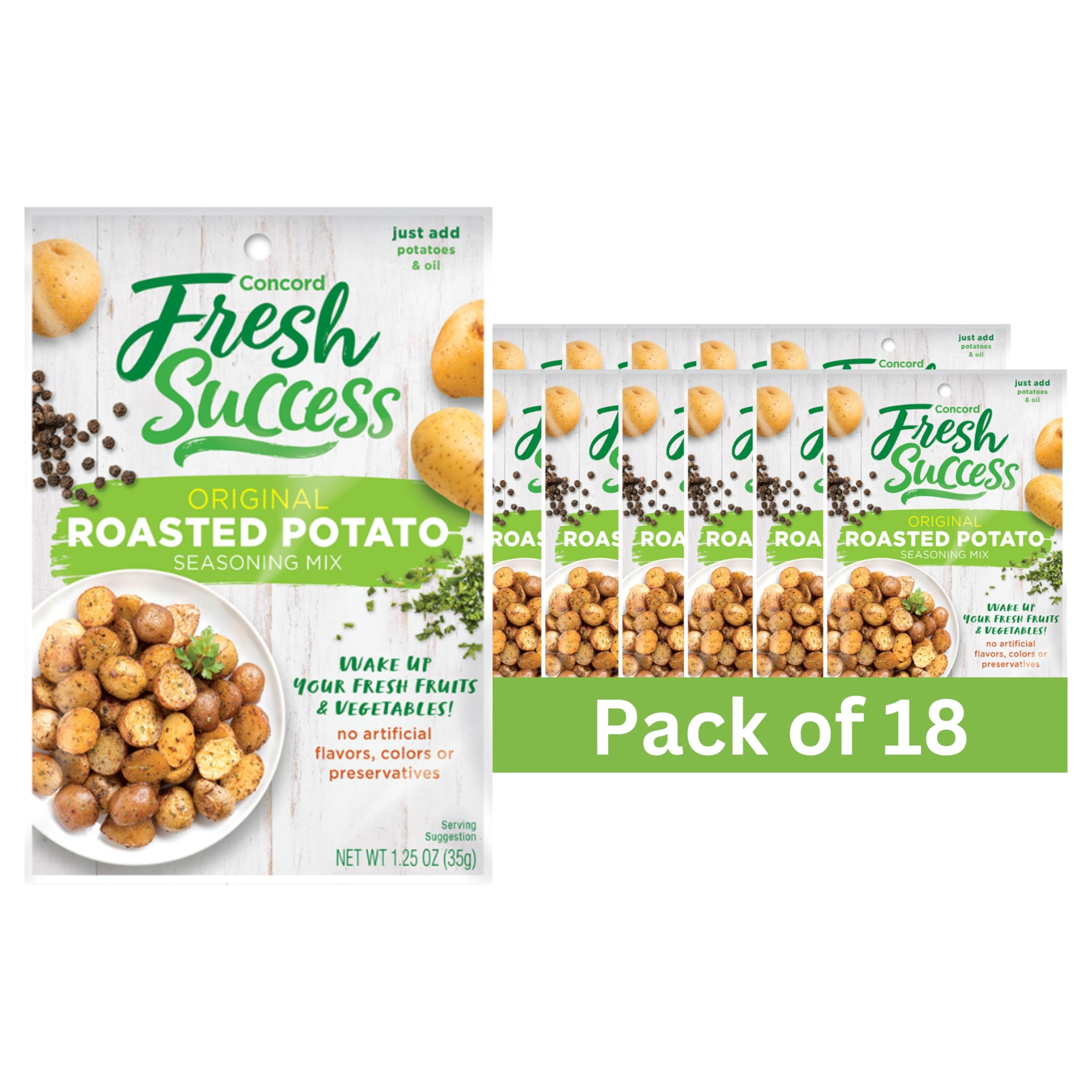 Amazon.com : Concord Foods Original Roasted Potato Seasoning Mix ...