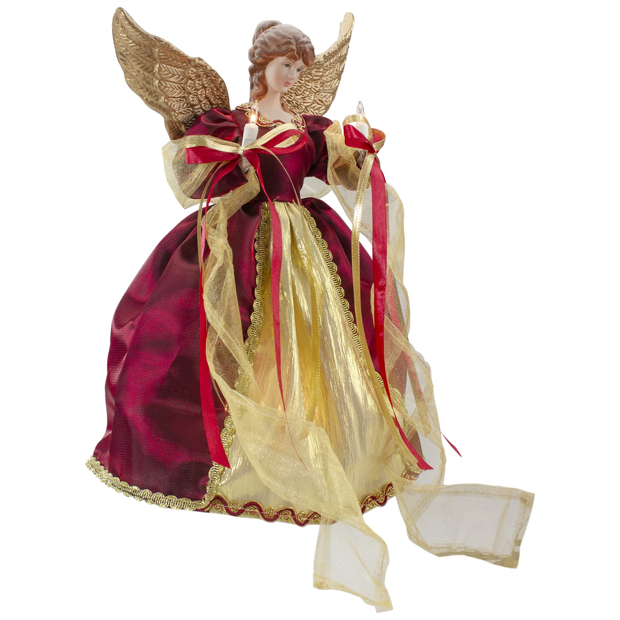 Christmas Tree Angel Red