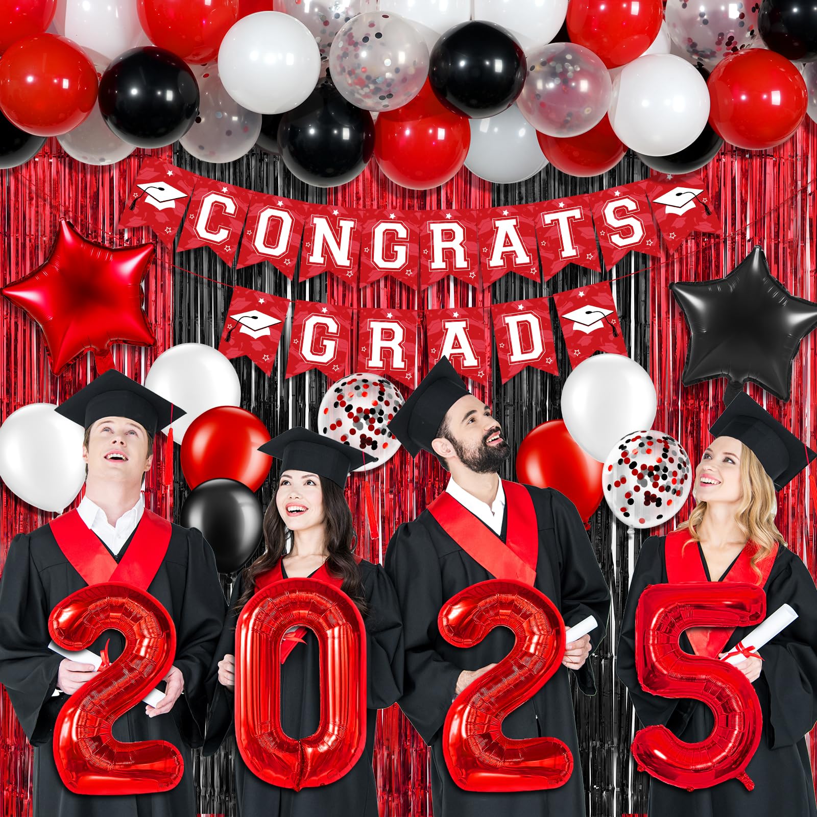 Snapklik.com : Graduation Party Decorations Class Of 2025, Congrats ...
