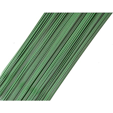 Stub Wire - Green Florist Wires - 12" Inch (30 cm)- Choose from 18 19 ...