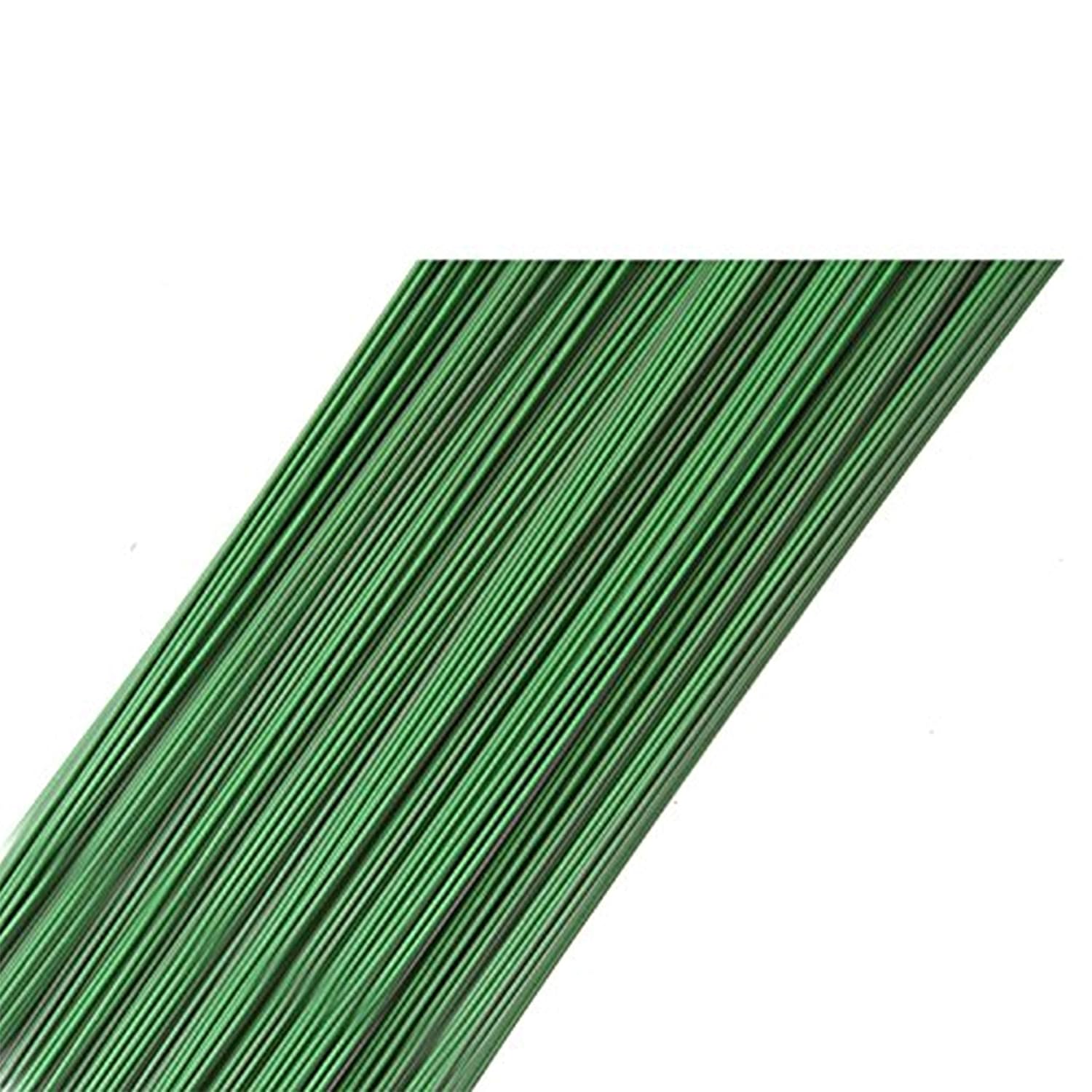 Stub Wire - Green Florist Wires - 12" Inch (30 cm)- Choose from 18 19 ...